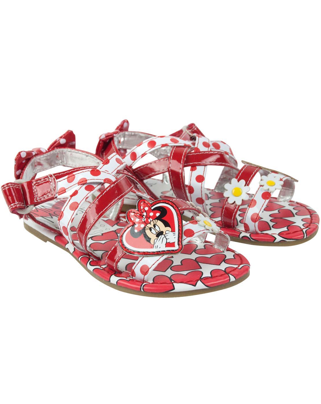 Disney Girls Red Sliders — Vanilla Underground