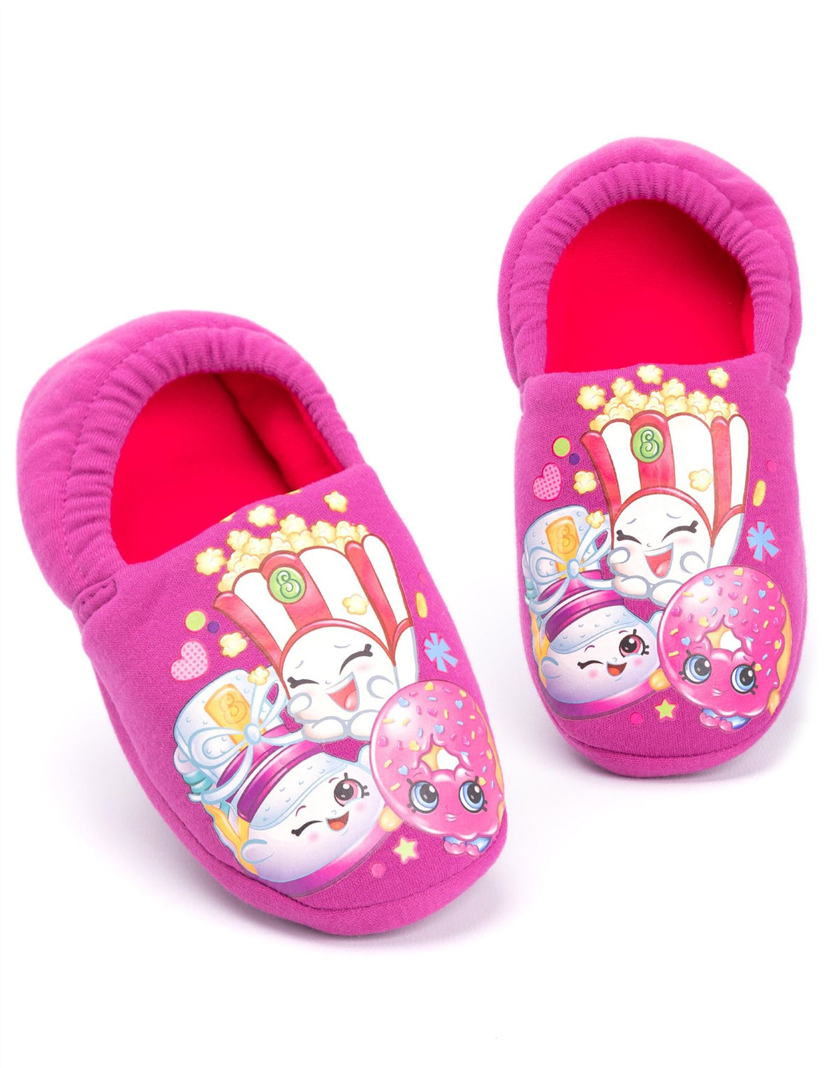 Shopkins Girls Pink Slip On Loafer Slippers — Vanilla Underground