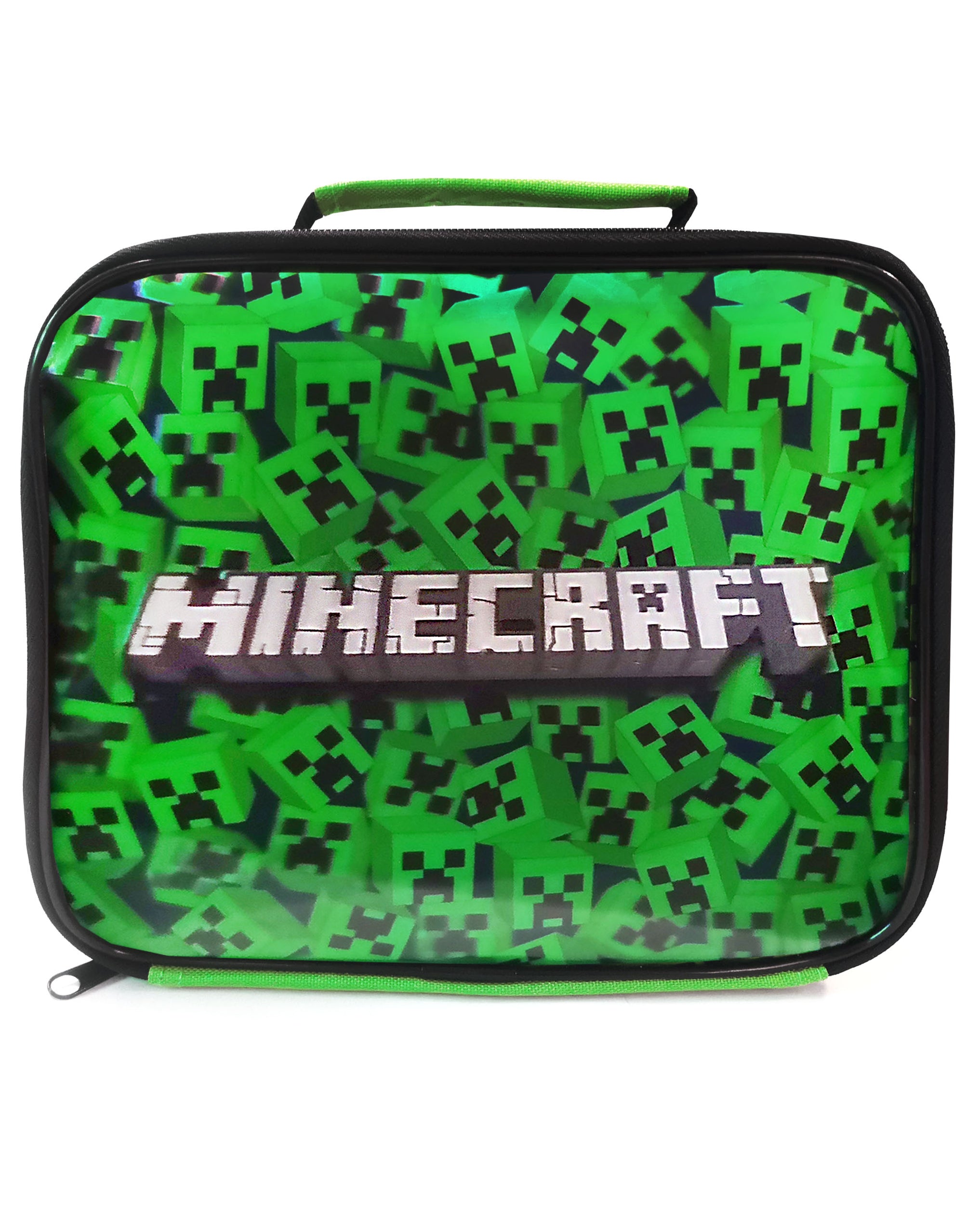 Minecraft Lenticular Creeper Set (Lunch Bag, Water Bottle, Snack Pot ...