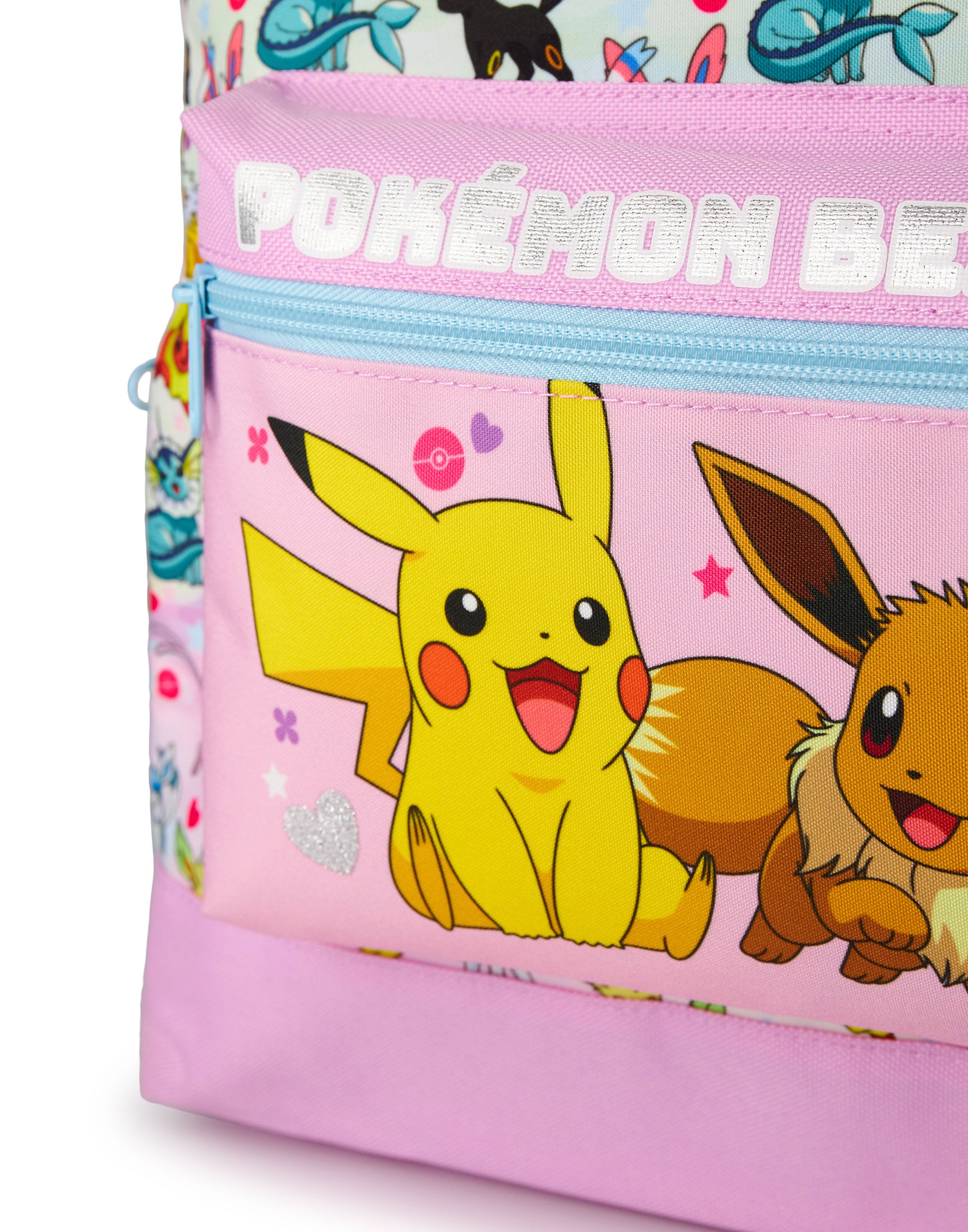 Pokémon Pikachu Eevee Besties Glitter Girl's Backpack — Vanilla Underground