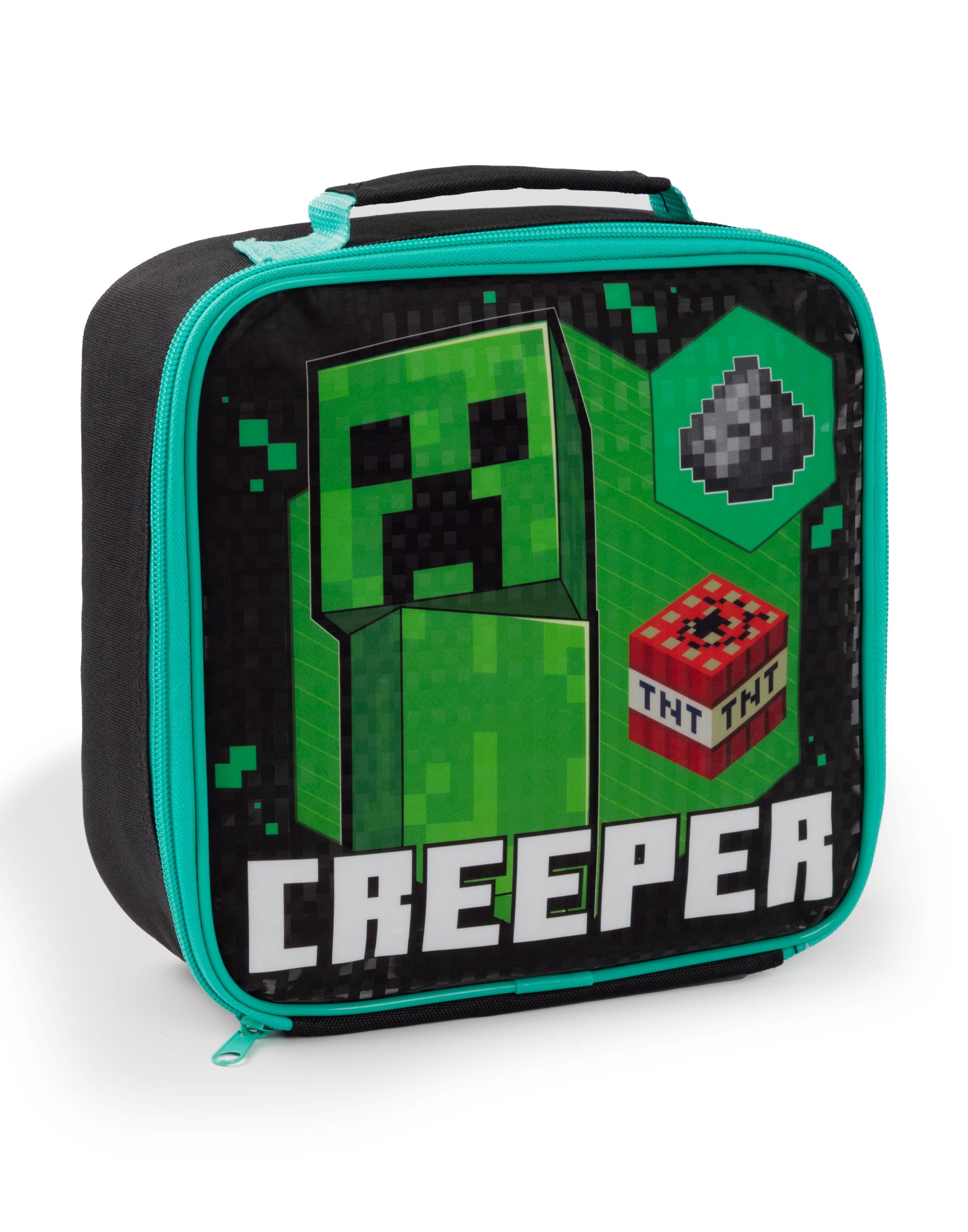 Minecraft Creeper Lunch Bag, Snack Pot, Water Bottle Set — Vanilla ...