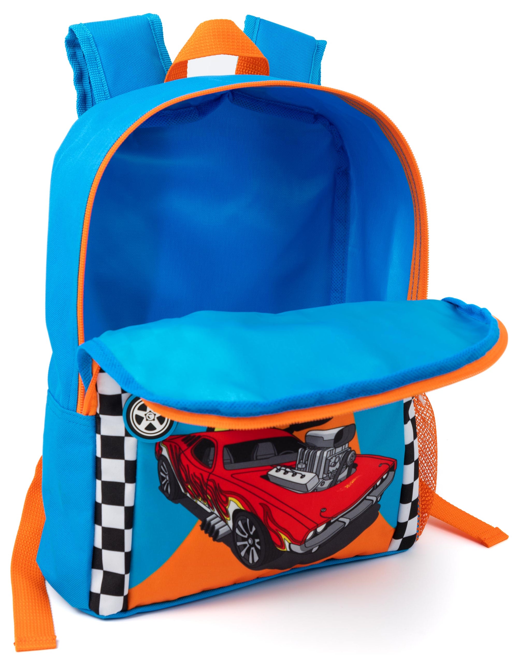 Hot Wheels Boys Blue Backpack — Vanilla Underground