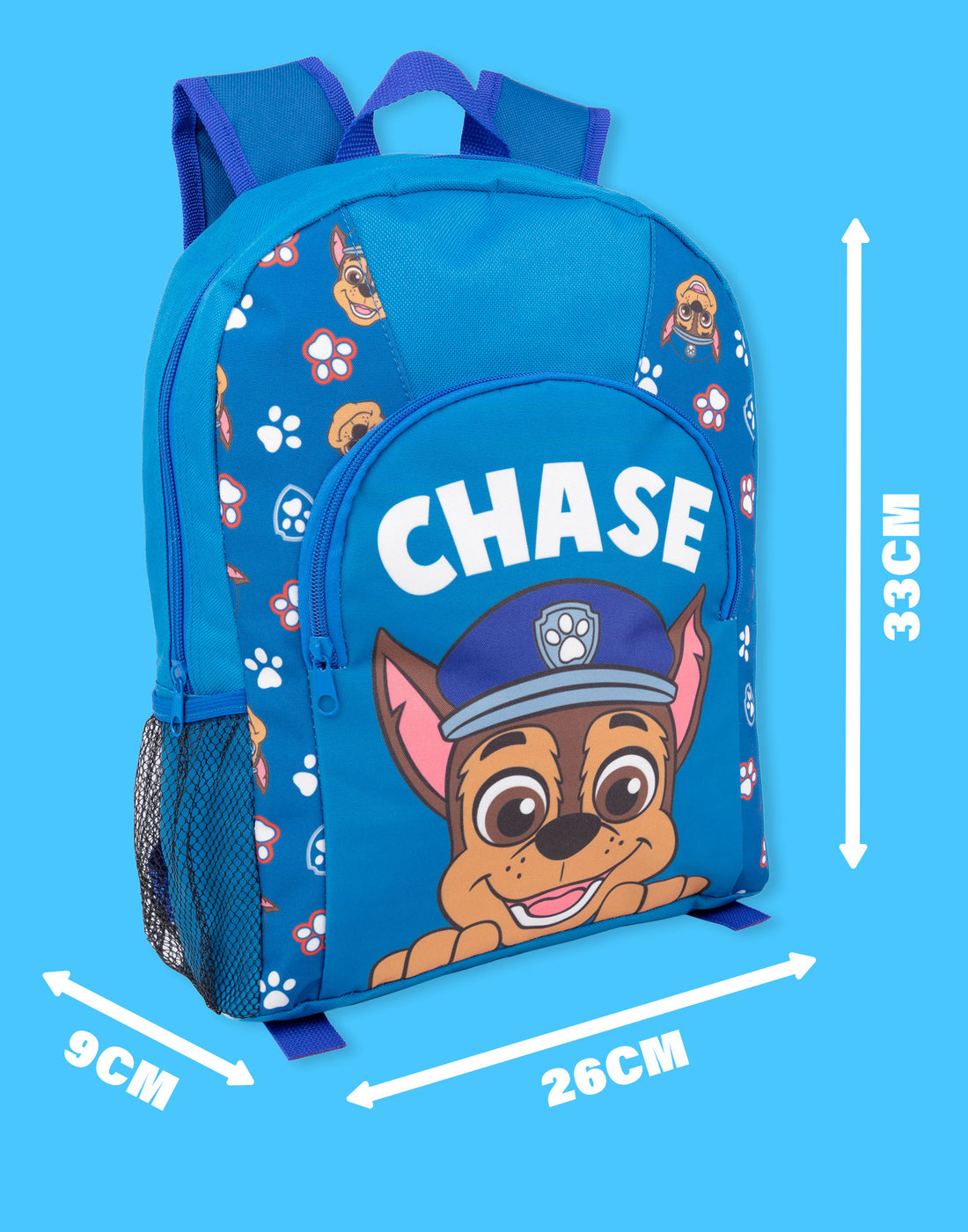 PAW Patrol Kids Boys Blue Chase Backpack — Vanilla Underground