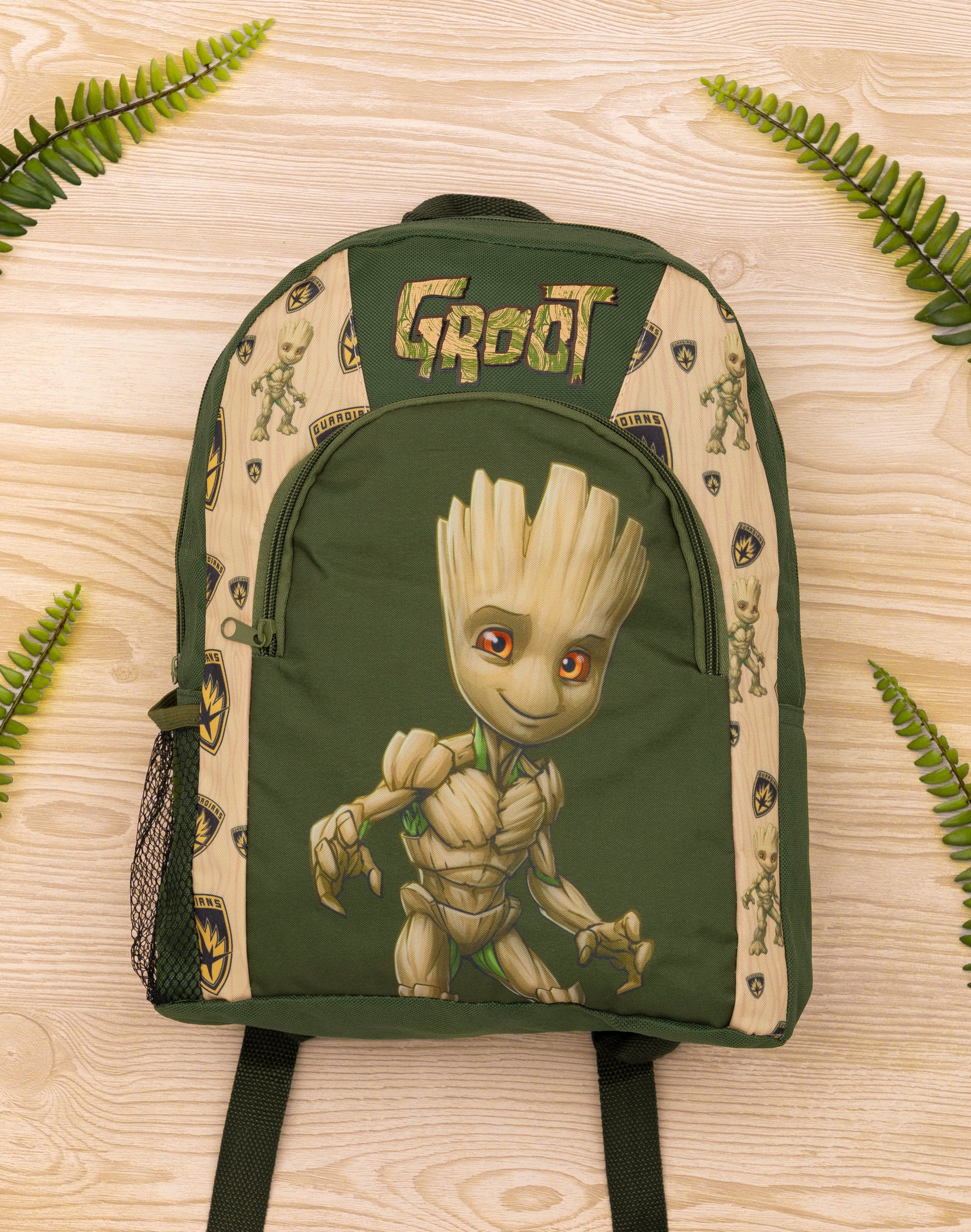 Marvel Groot Green Kids Backpack School Rucksack Bag — Vanilla Underground