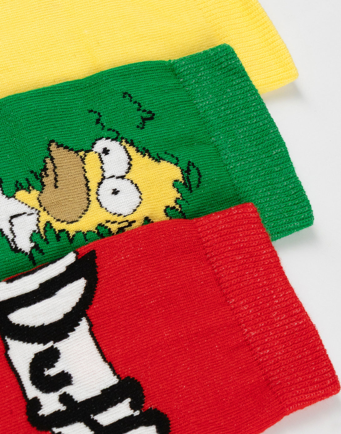 The Simpsons Homer Mens Multicoloured Calf Socks Set of 3 — Vanilla ...