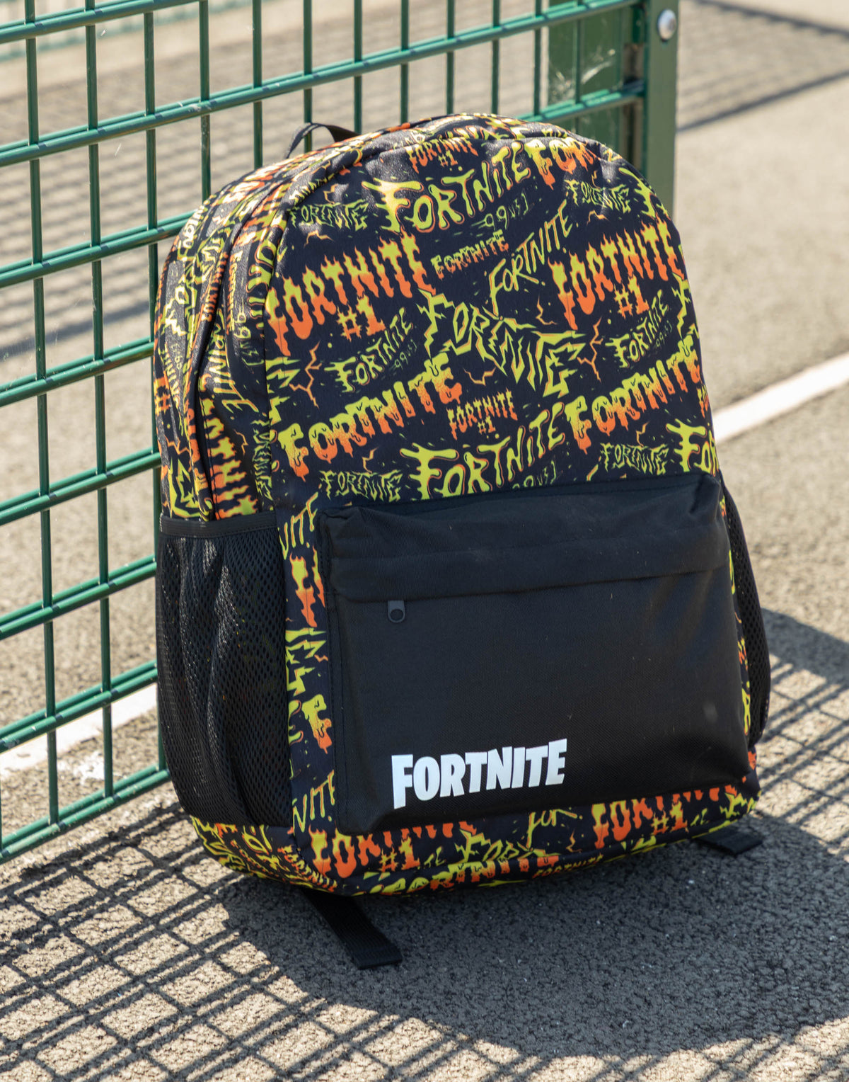 Fortnite Logo Unisex Kids Black Backpack — Vanilla Underground