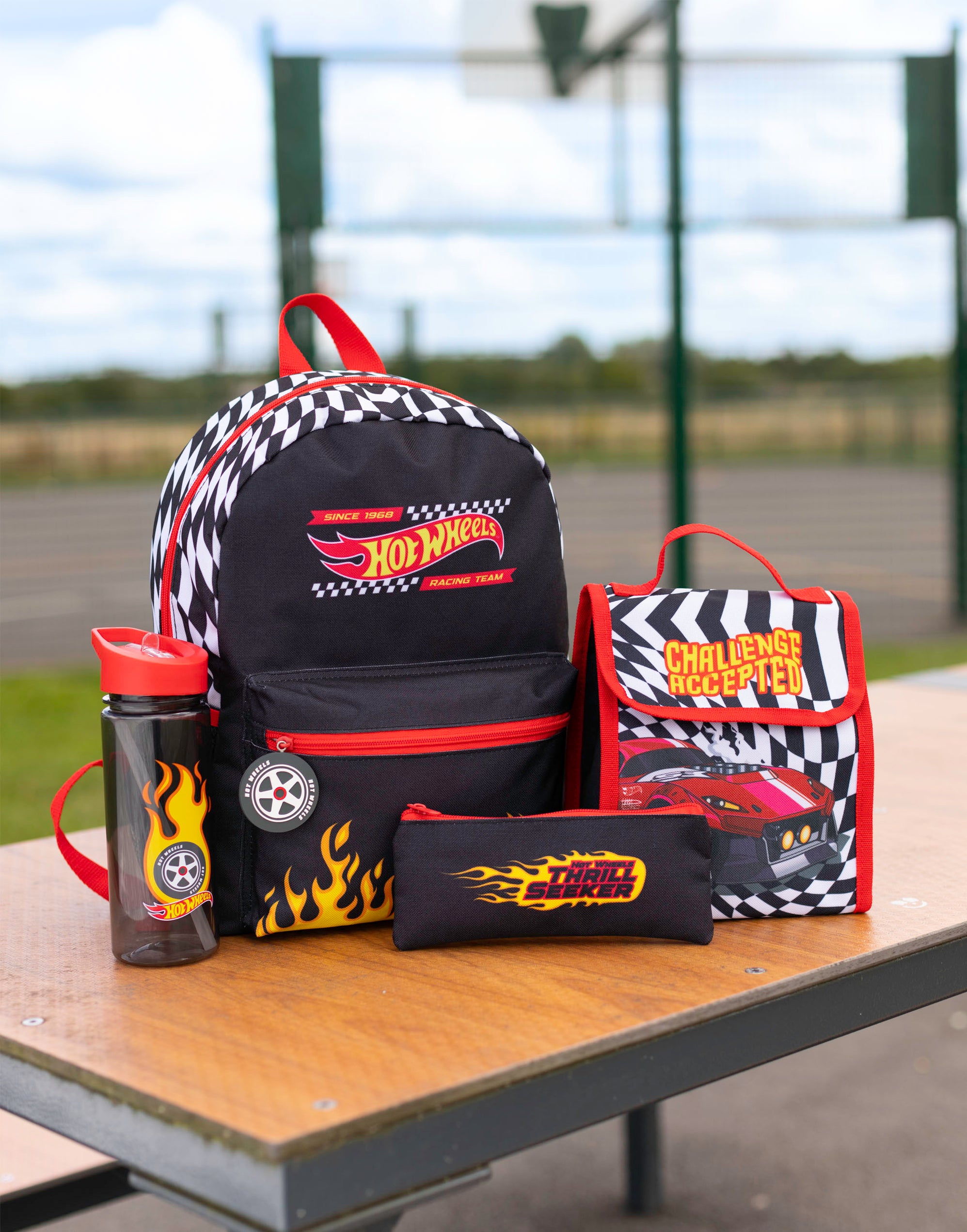 Hot Wheels Boys 4 Piece Backpack Set — Vanilla Underground