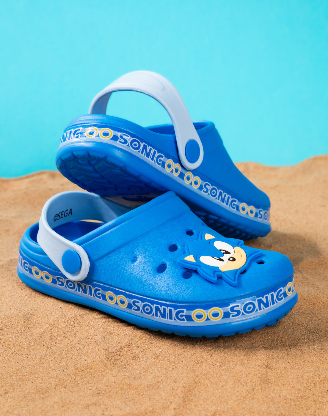Sonic Sandals Sonic The Hedgehog Boys’ Clogs – Slip-On Sandals With ...