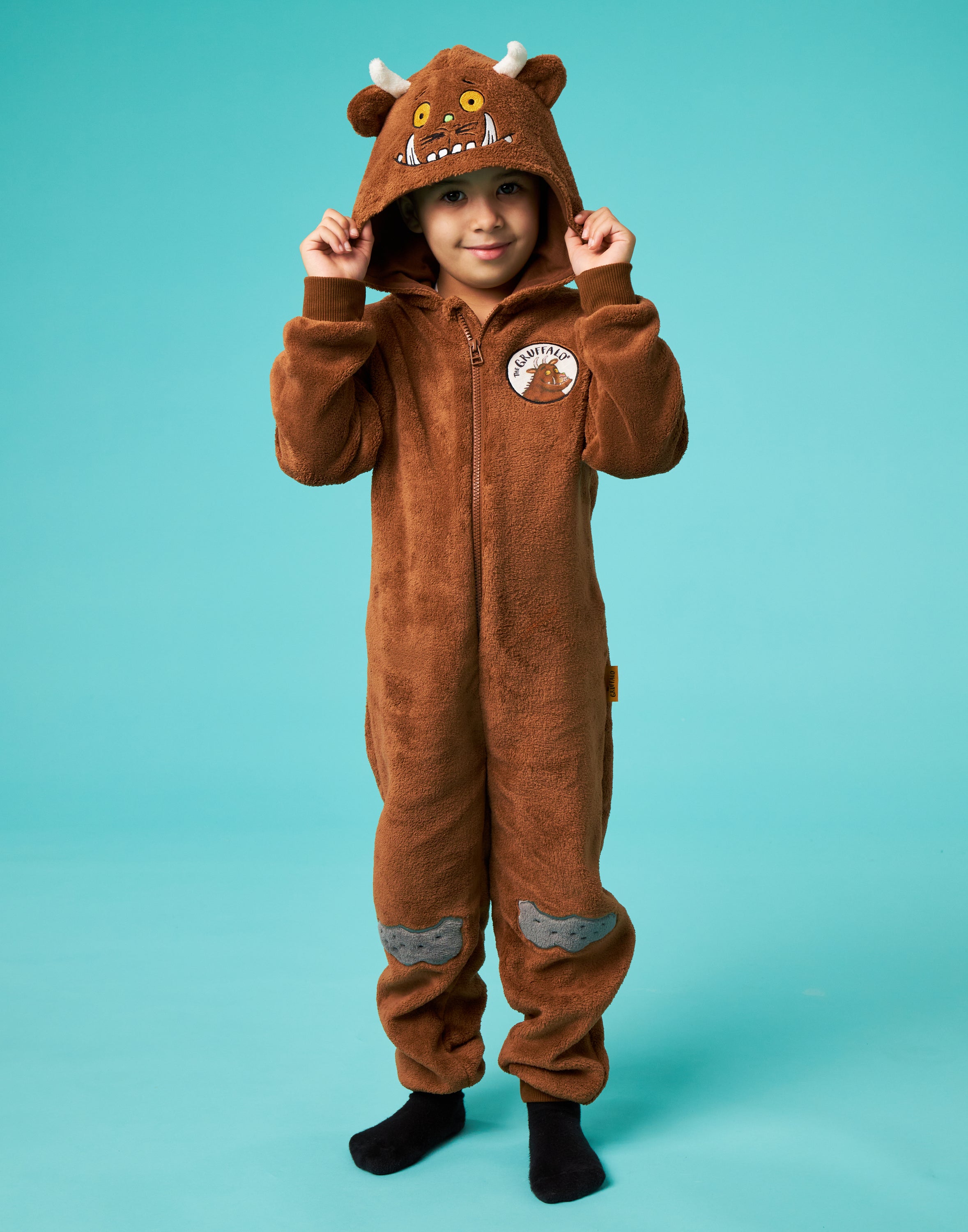 The Gruffalo Children's Unisex Brown Onesie — Vanilla Underground