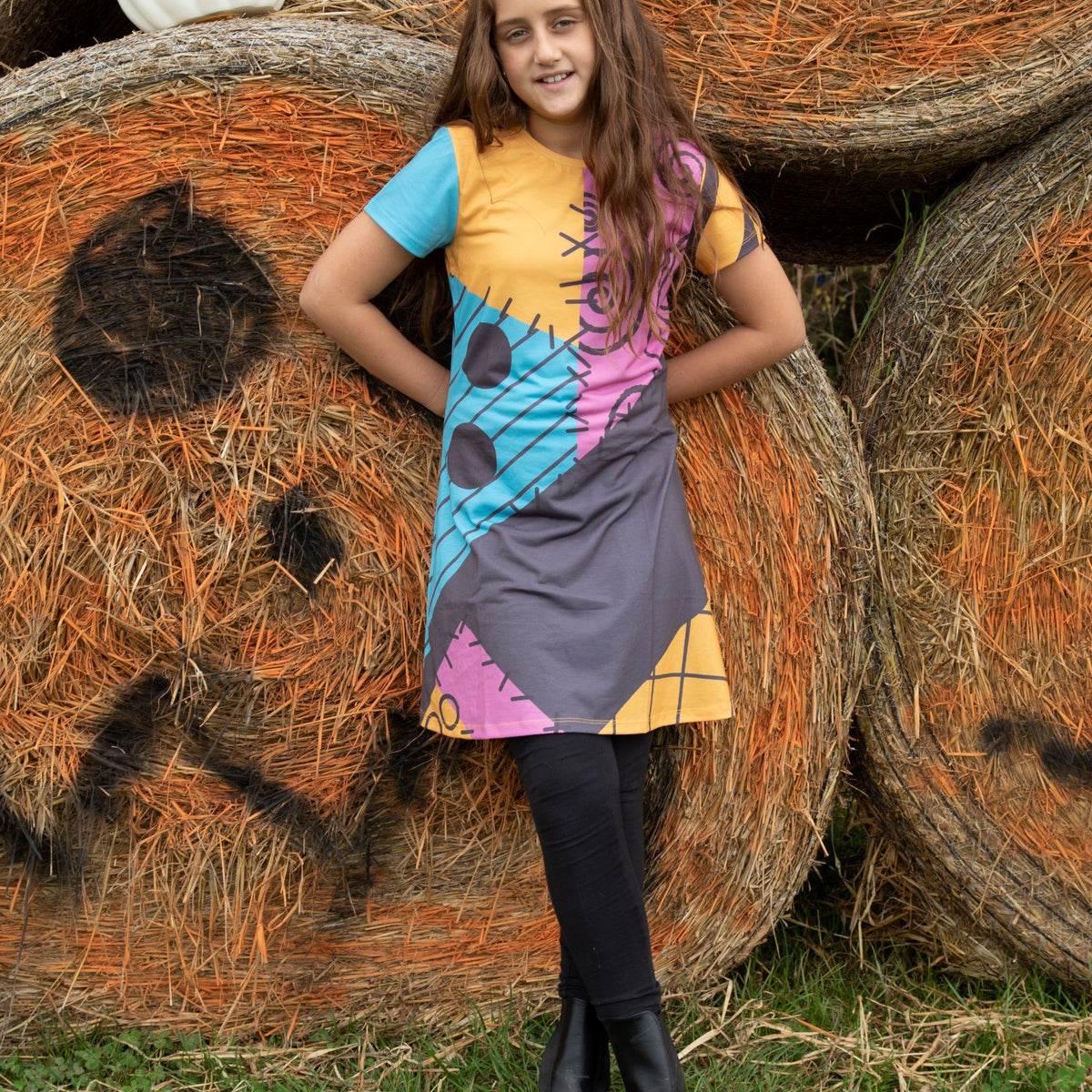Disney The Nightmare Before Christmas Sally Girl's Costume Dress ...