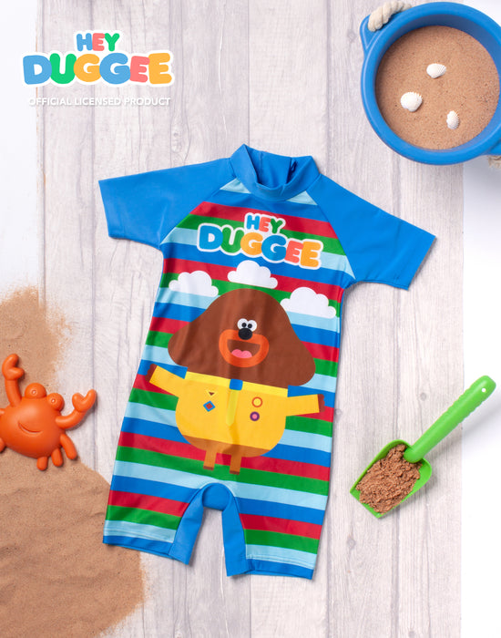 Hey Duggee Duggee Boys Blue 1 Piece Surf Suit — Vanilla Underground