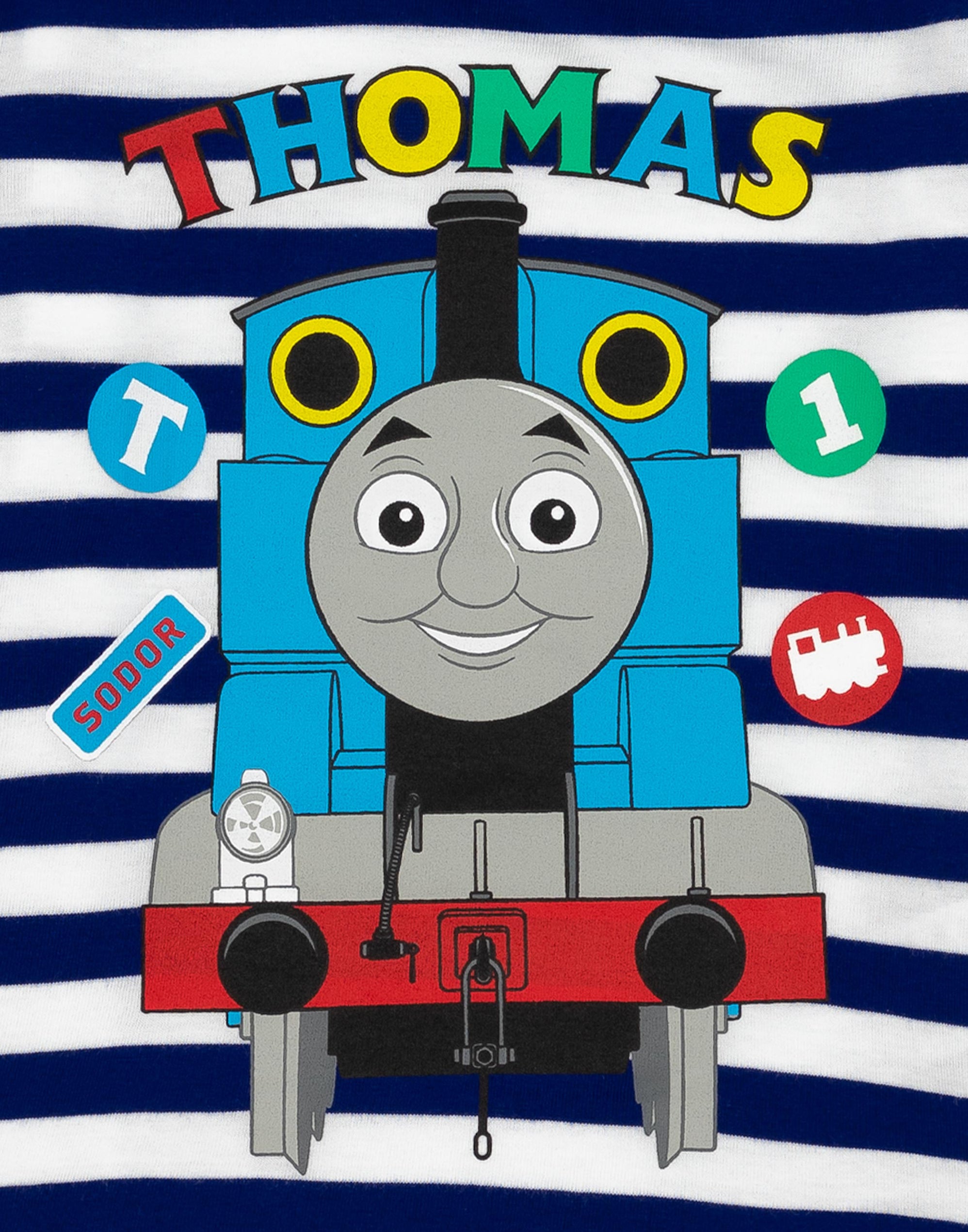 Thomas And Friends Boys Pyjamas Long OR Short Bottoms Options - Blue ...
