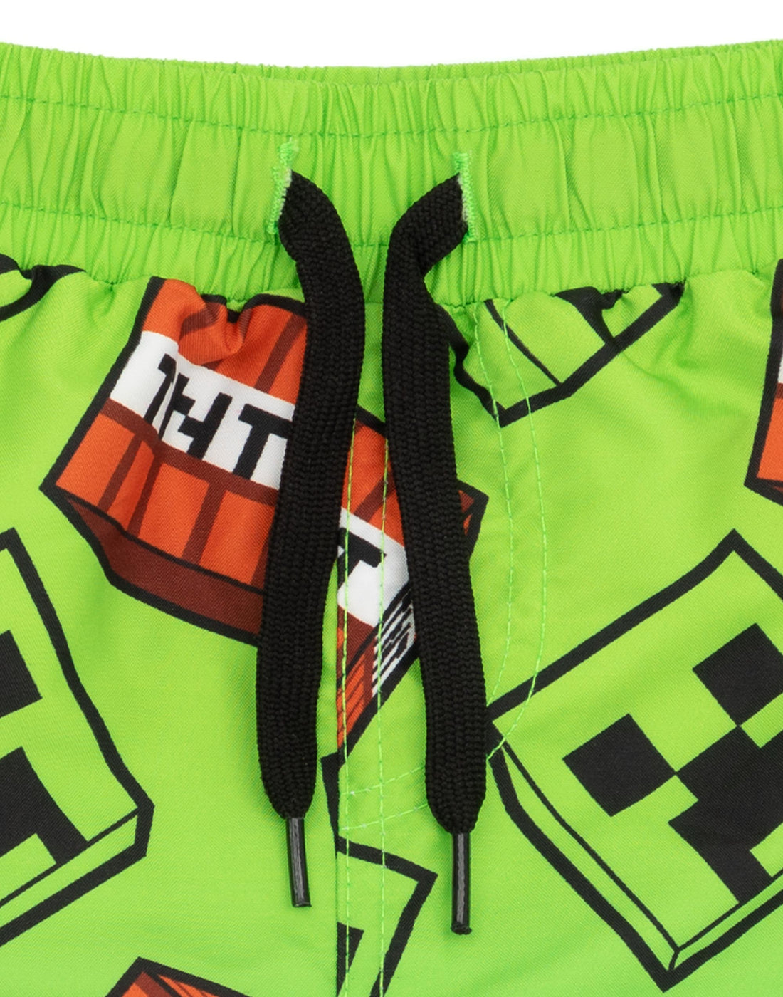 Minecraft Boys Green Creeper Swim Shorts — Vanilla Underground