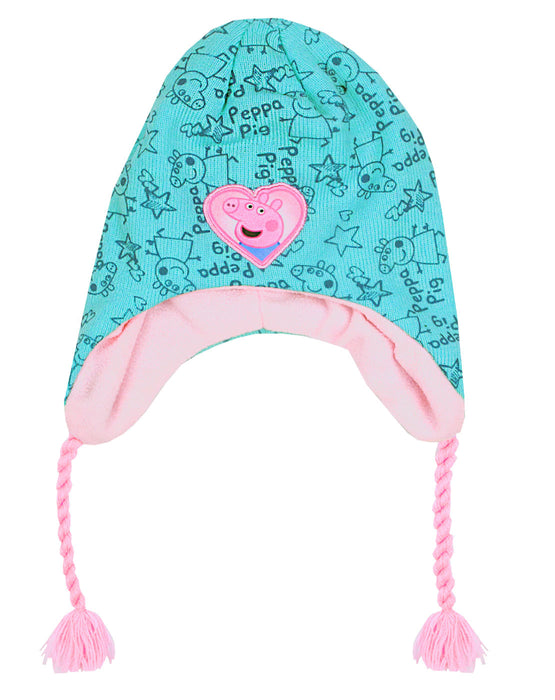 Peppa Pig Girls Blue Beanie Hat — Vanilla Underground