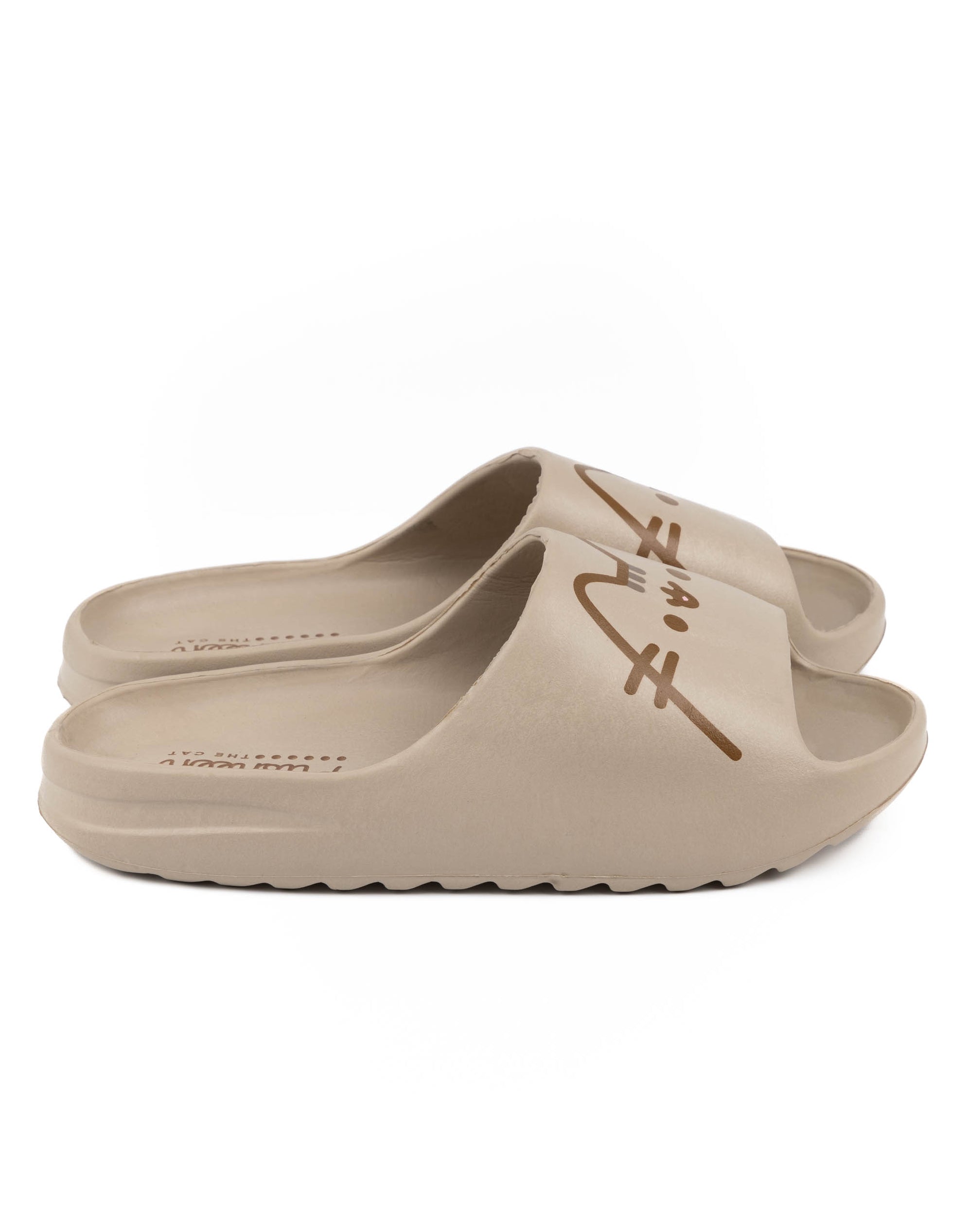 Pusheen The Cat Girls Cartoon Cat Summer Sliders Shoes — Vanilla ...