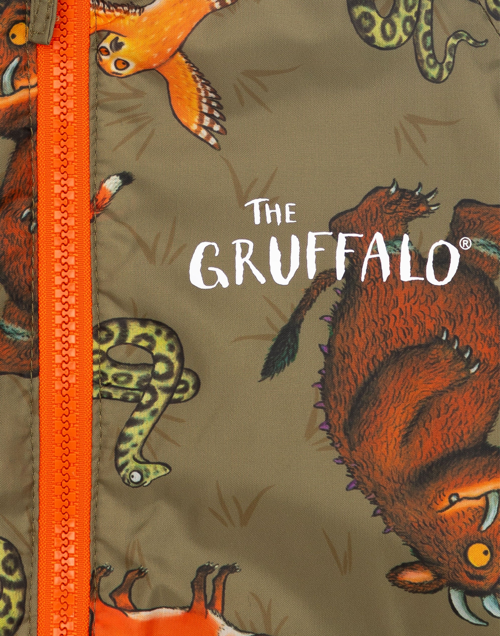 The Gruffalo Kids Waterproof All In One Puddle Suit Rain Coat — Vanilla ...