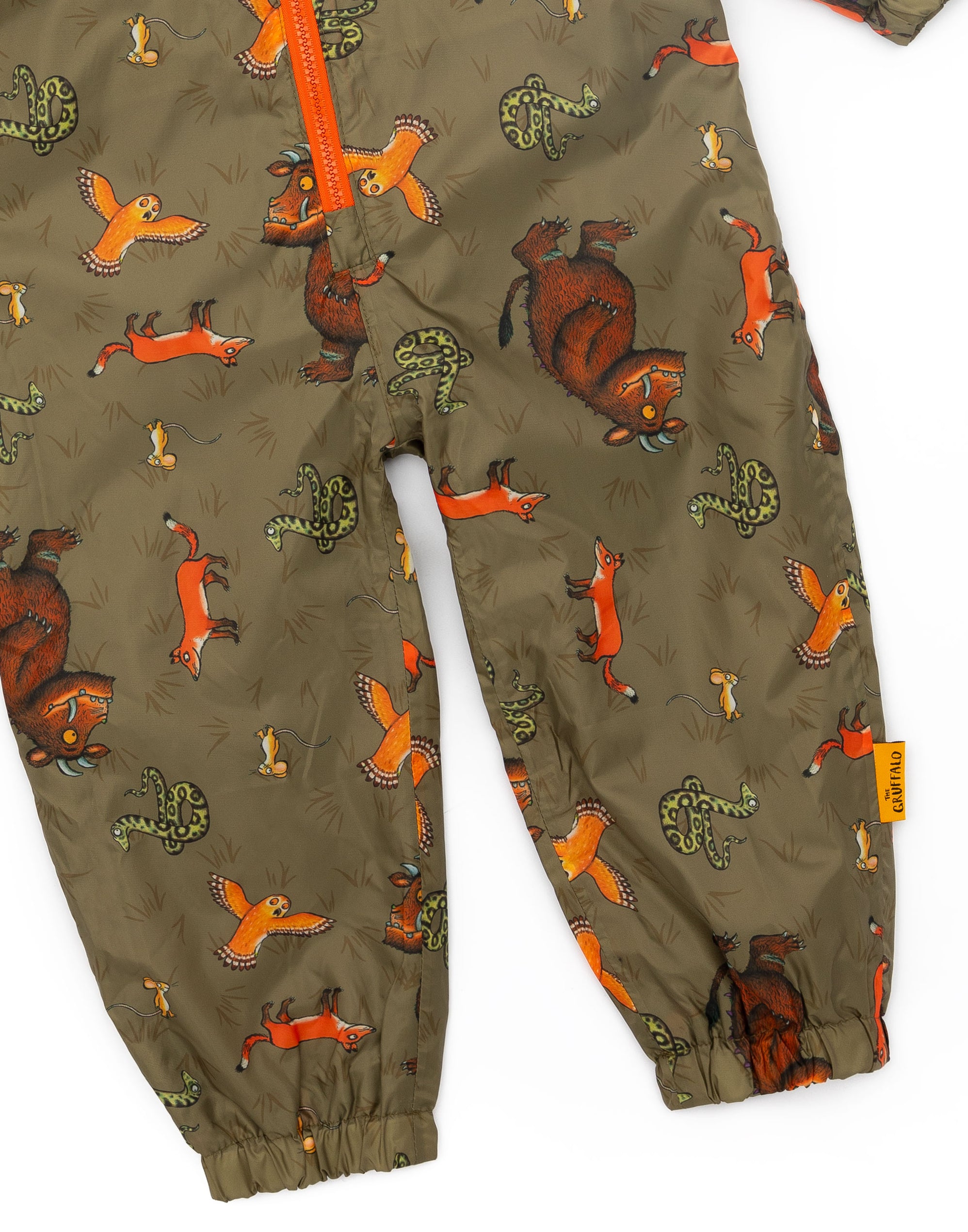 The Gruffalo Kids Waterproof All In One Puddle Suit Rain Coat — Vanilla ...