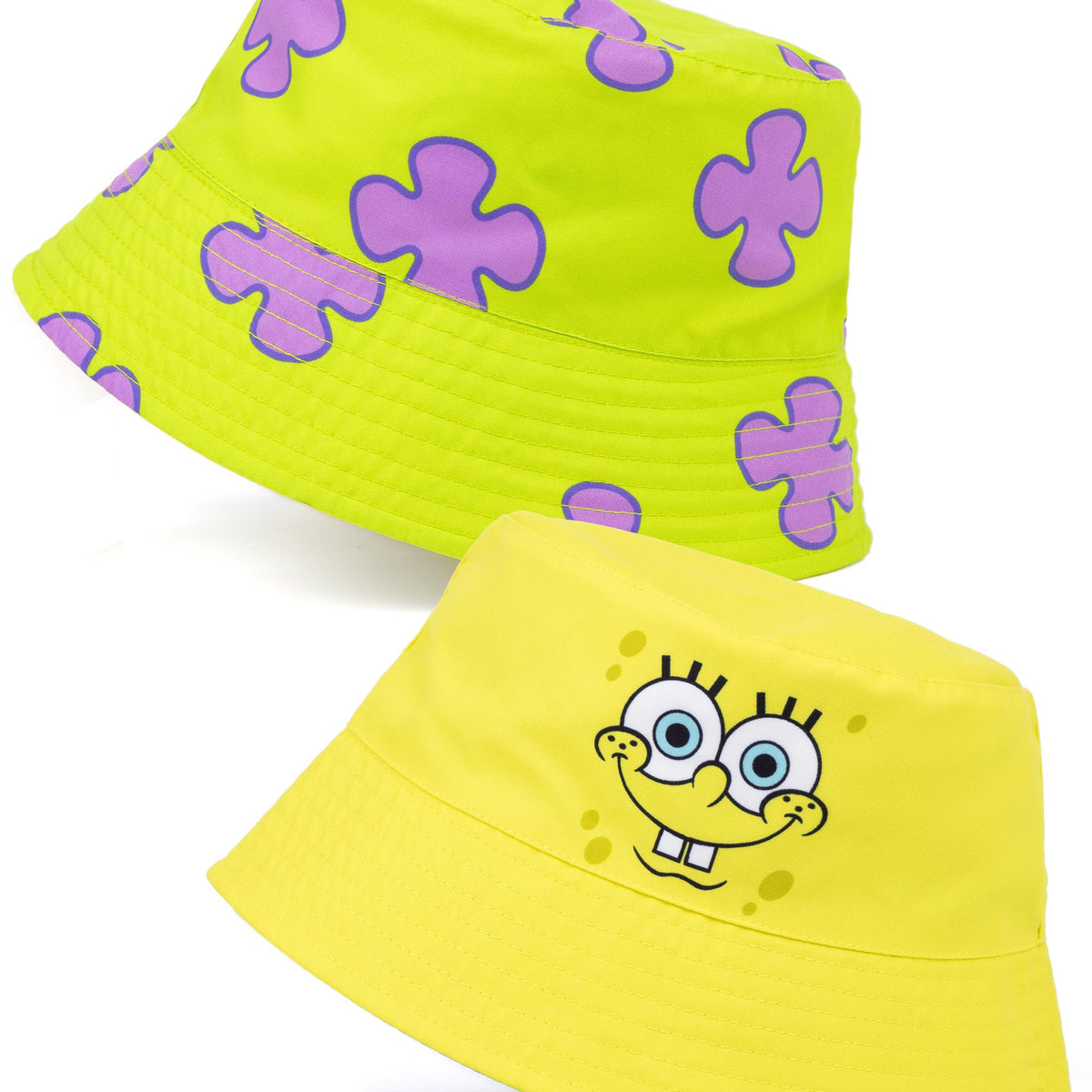 SpongeBob SquarePants Kids Reversible Patrick Bucket Sun Hat — Vanilla ...