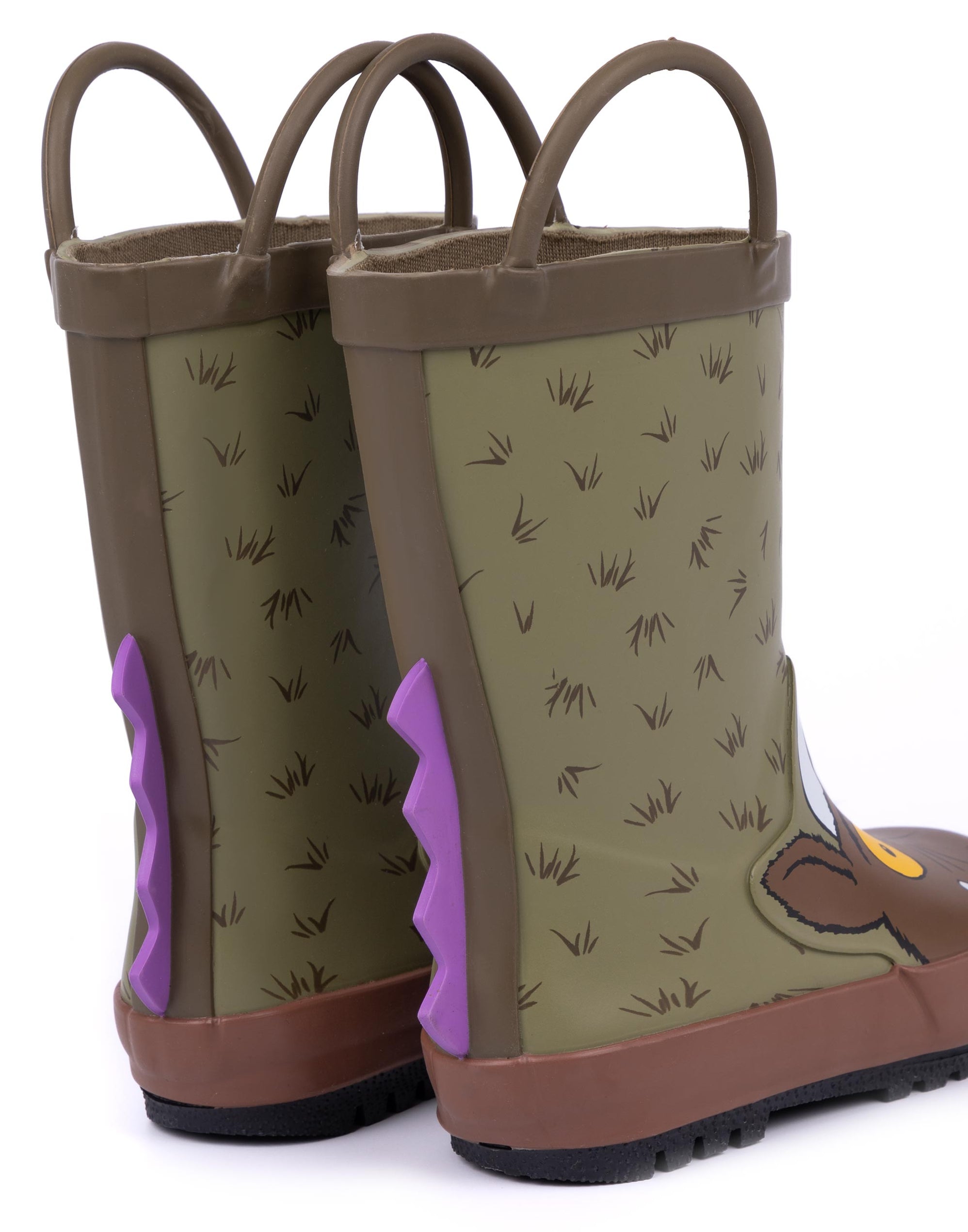 The Gruffalo Kids Character Wellies 3D Spikes Rain Wellington Boots ...