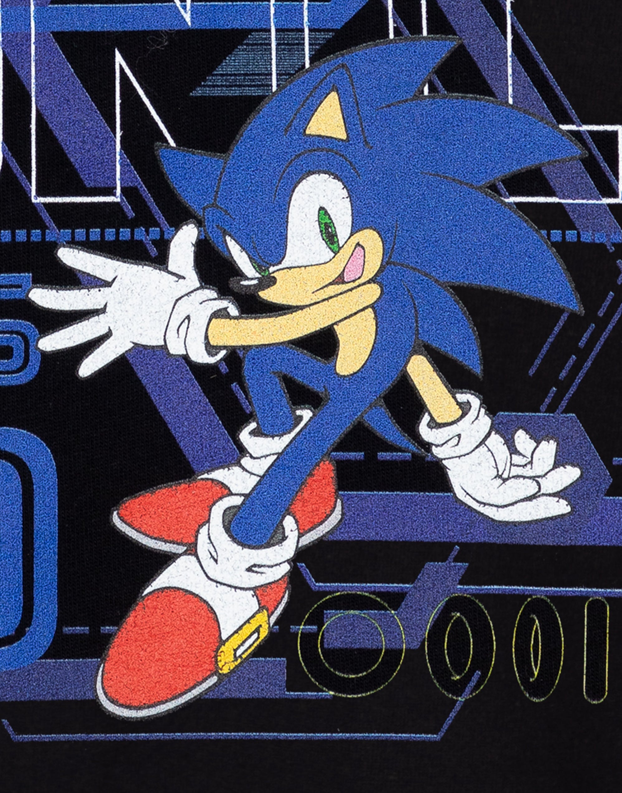 Sonic the Hedgehog Let's Go Boys Black Hoodie — Vanilla Underground