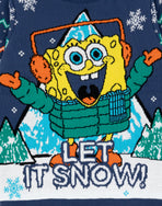 SpongeBob SquarePants Let It Snow Kids Knitted Jumper — Vanilla Underground
