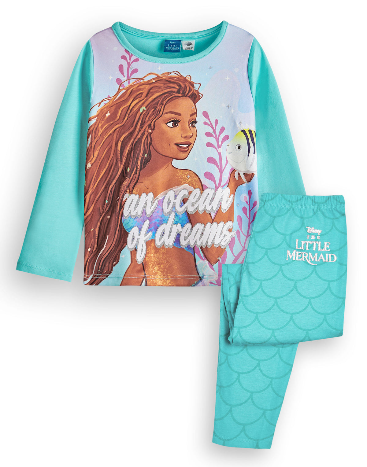 Disney The Little Mermaid Girls Pyjama Set — Vanilla Underground
