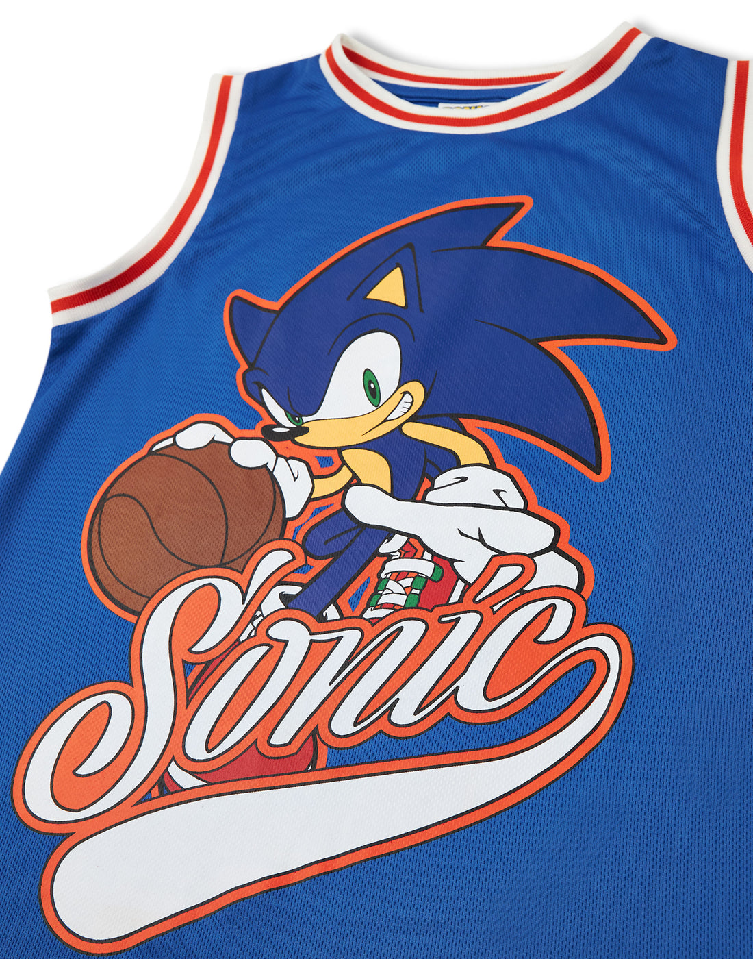 Sonic The Hedgehog Boys Basketball Jersey and Shorts Set — Vanilla ...