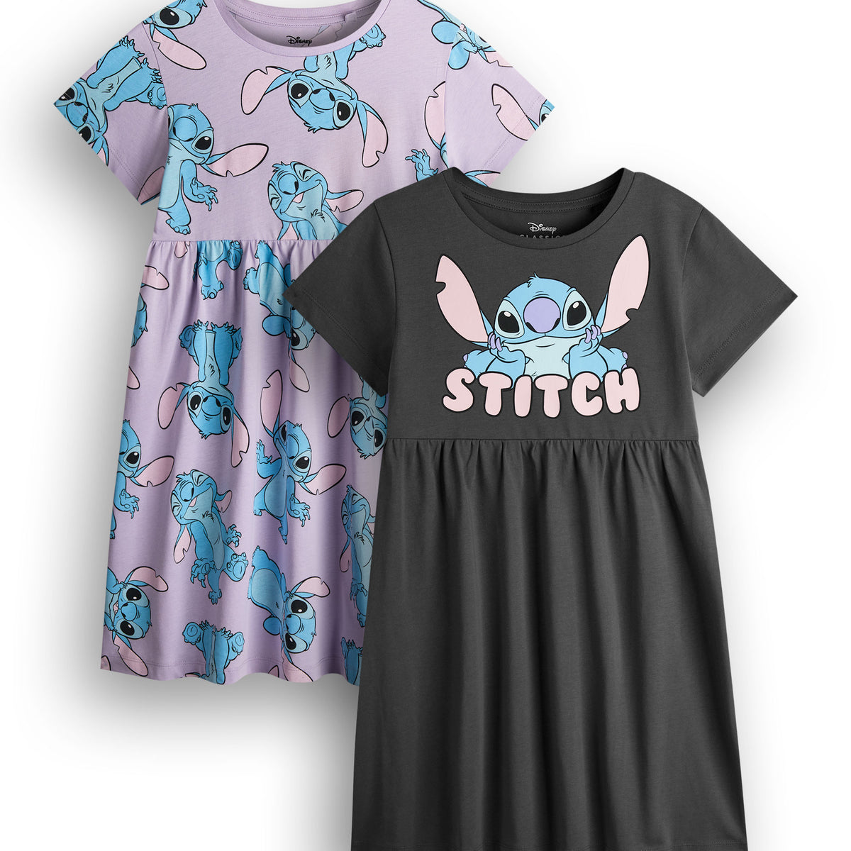 Disney Lilo & Stitch 2 Pack Girls Multicoloured Dresses — Vanilla ...