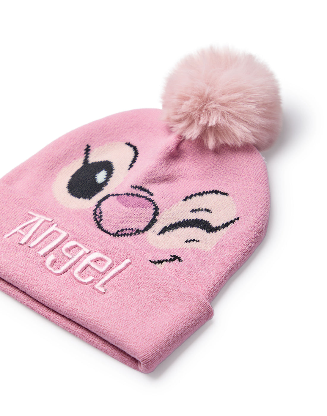 Disney Lilo & Stitch Girls Pink Beanie Hat & Gloves Set — Vanilla ...