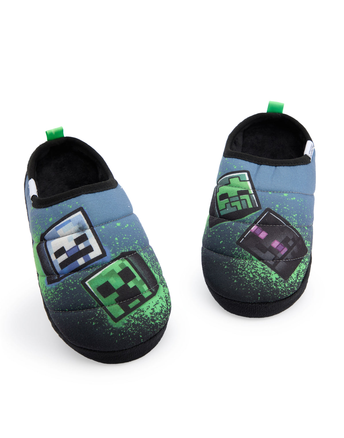 Minecraft Boys Graffiti Slip On Loafer Slippers — Vanilla Underground