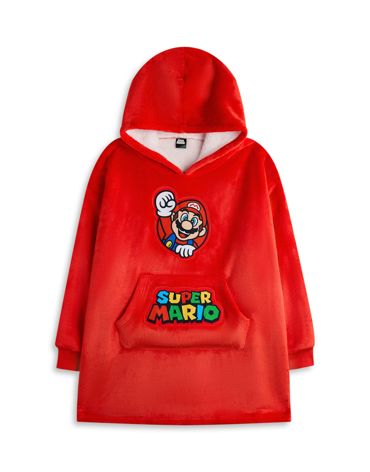 Nintendo Mario Boys Red Blanket Hoodie — Vanilla Underground