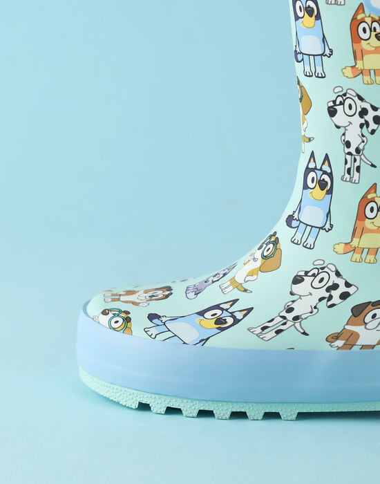 Bluey Unisex Kids Blue Wellington Boots with Handles — Vanilla Underground