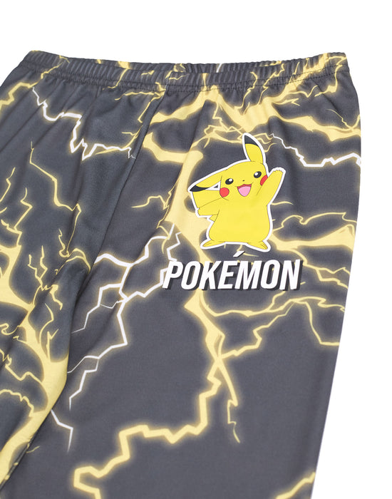 Pokemon Pikachu Boys Black Long Sleeve Long Leg Pyjama Set — Vanilla ...