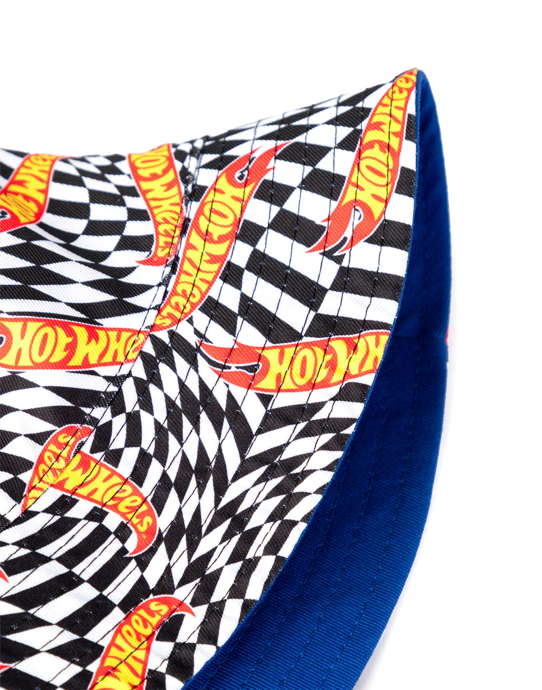 Hot Wheels Logo & Checkerboard Boys Reversible Bucket Hat — Vanilla ...