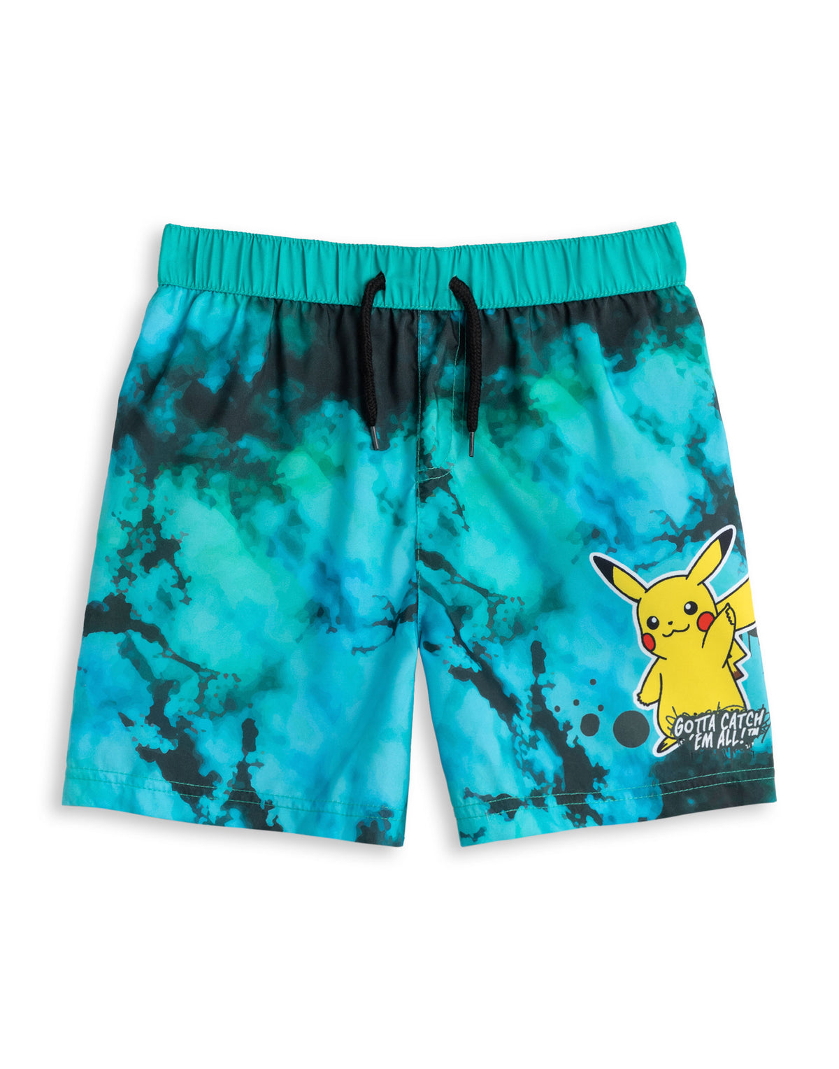 Pokemon Pikachu Boys Green Swim Shorts — Vanilla Underground