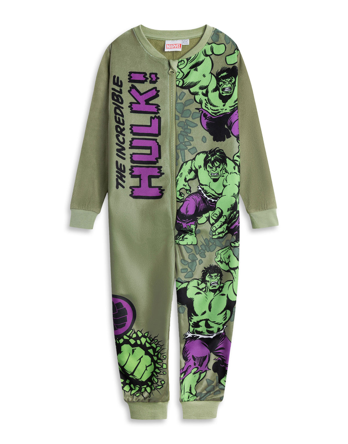 Marvel Hulk Boys Green Onesie — Vanilla Underground
