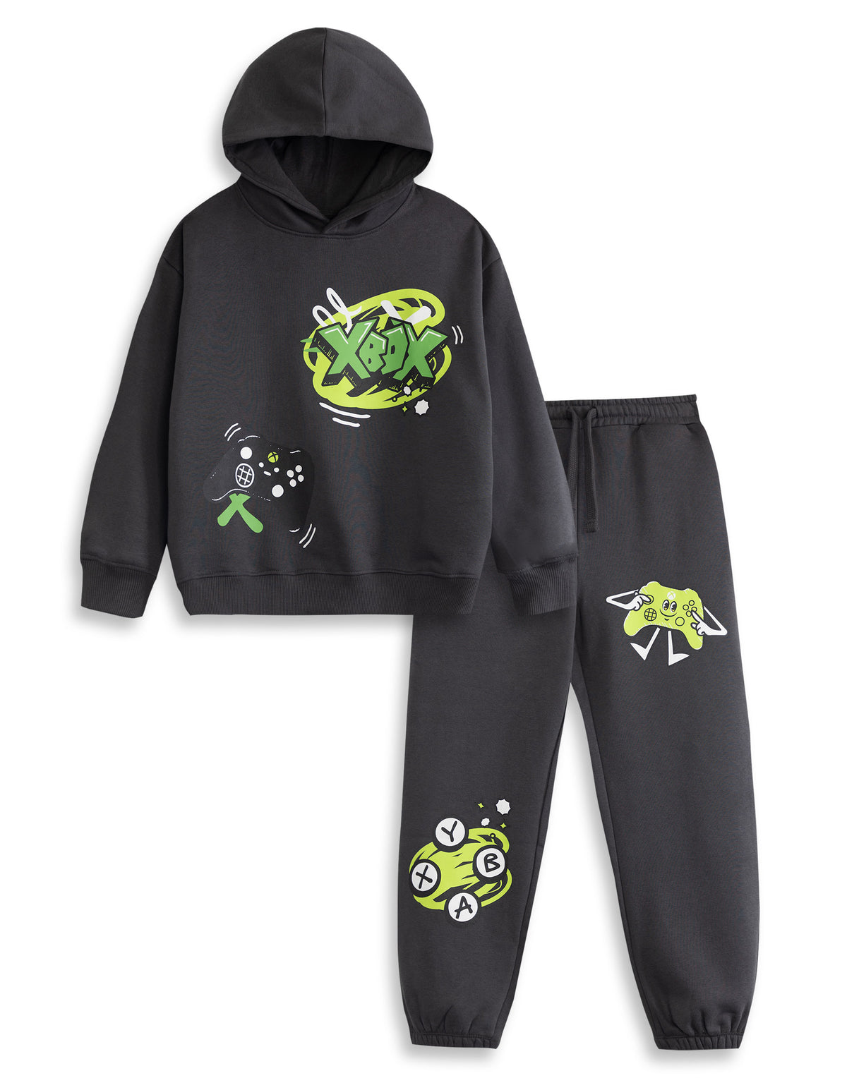 Xbox Logo Boys Grey Sweatshirt and Joggers Set — Vanilla Underground