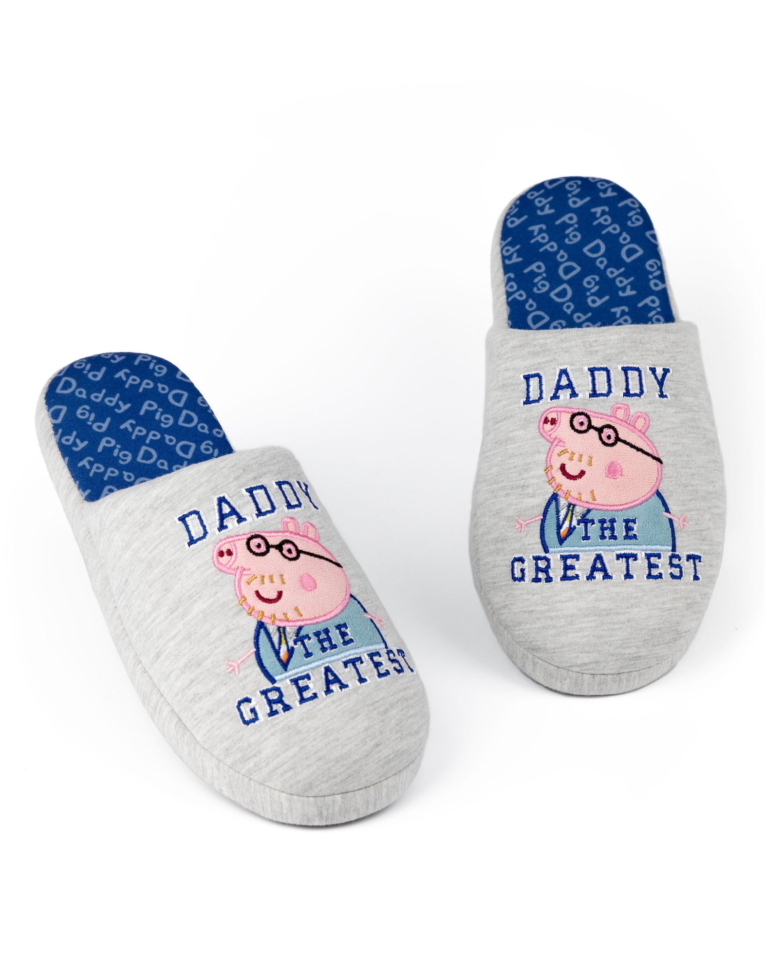 Peppa Pig The Greatest Daddy Slippers For Men — Vanilla Underground