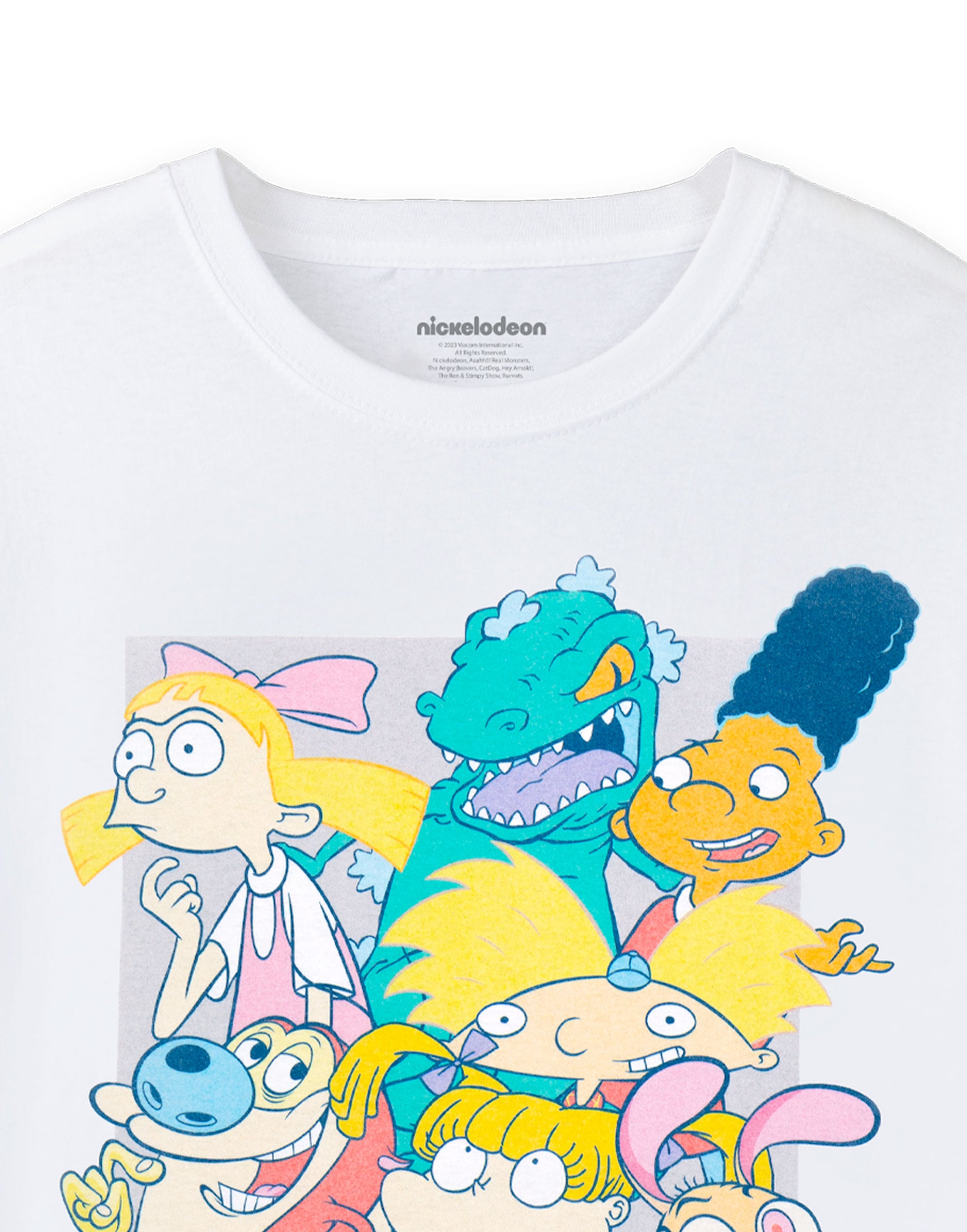 Nickelodeon Classic Nick 90's Mens White Short Sleeved T-Shirt ...