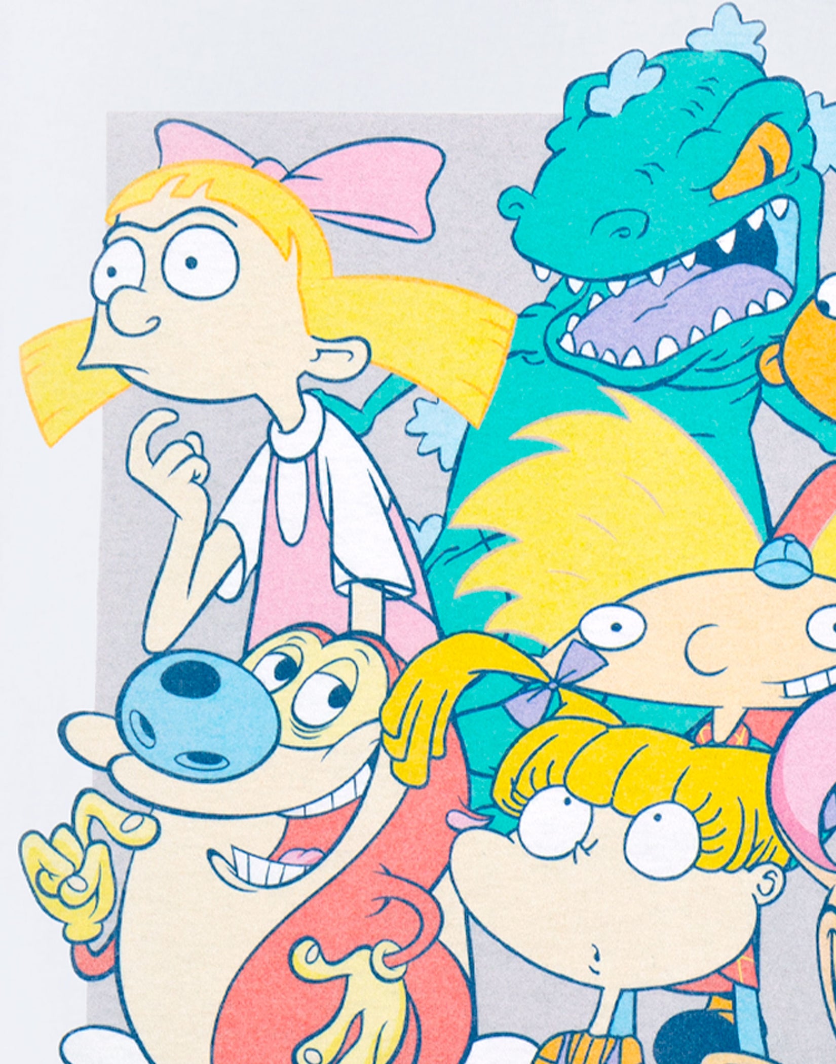 Nickelodeon Classic Nick 90's Mens White Short Sleeved T-Shirt ...