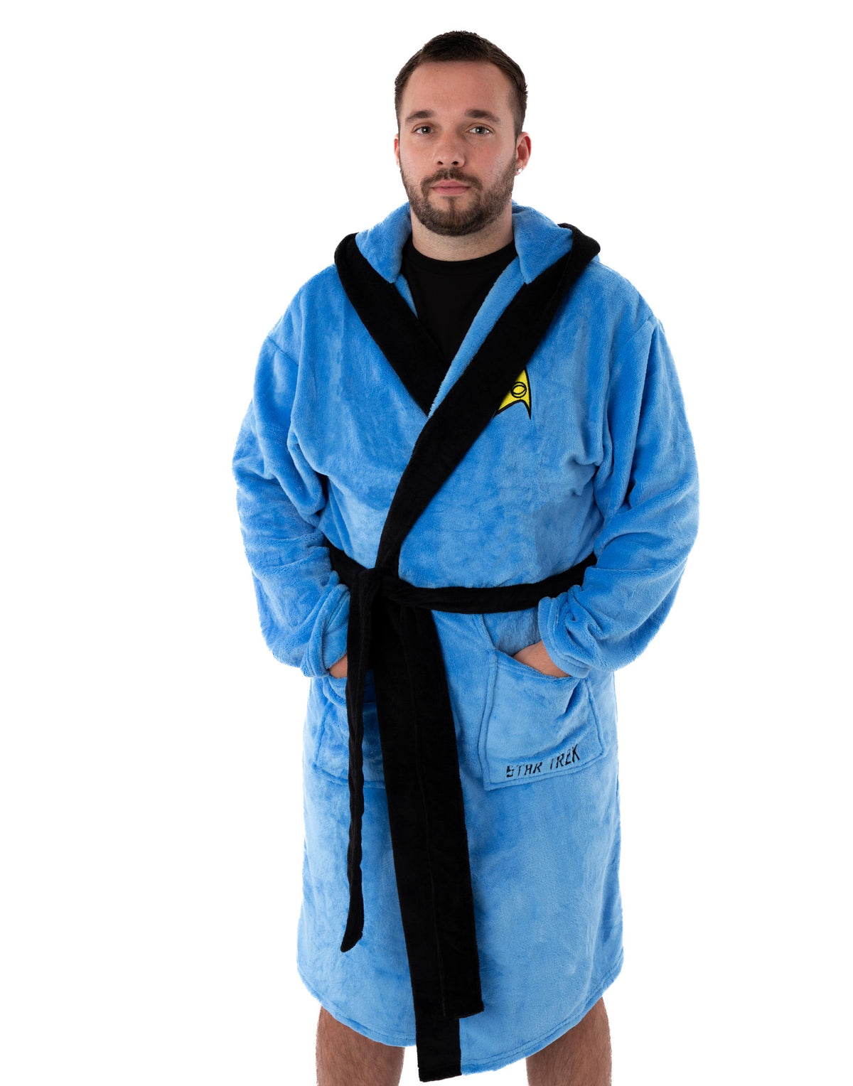 Star Trek Spock Blue Men's Dressing Gown — Vanilla Underground
