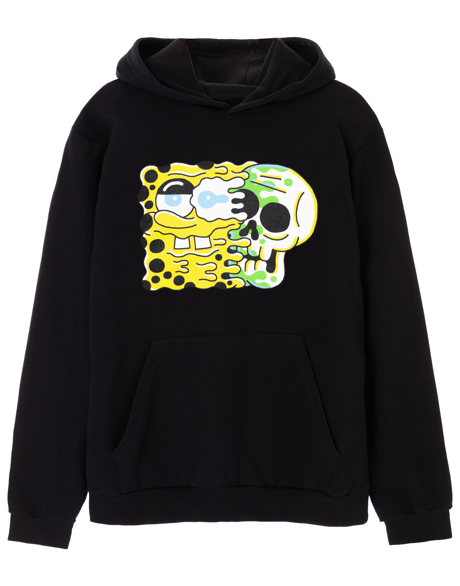 SpongeBob SquarePants Skull Mens Black Hoodie — Vanilla Underground