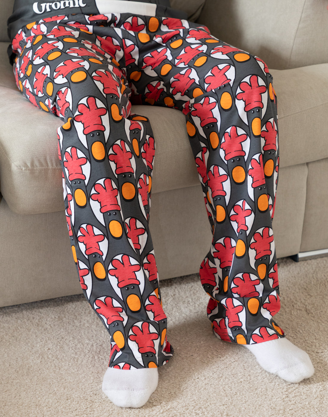 Wallace And Gromit Feathers Mens Short Sleeve Long Leg Pyjamas ...