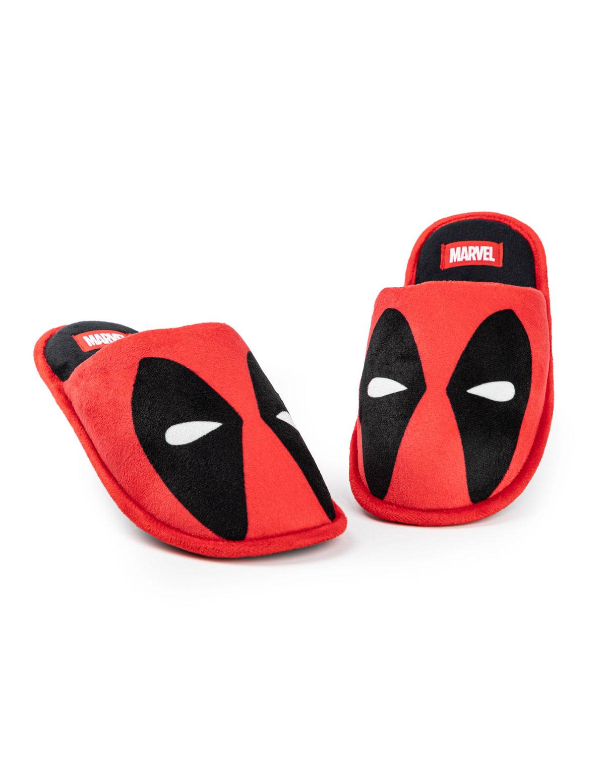 Marvel Deadpool Mens Red Mule Slippers — Vanilla Underground