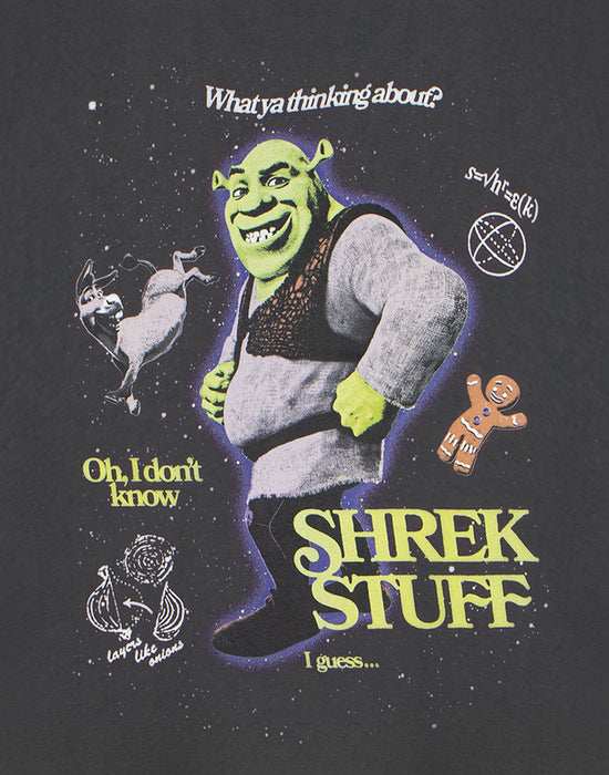 Shrek Stuff Unisex Grey Short Sleeved T-Shirt — Vanilla Underground