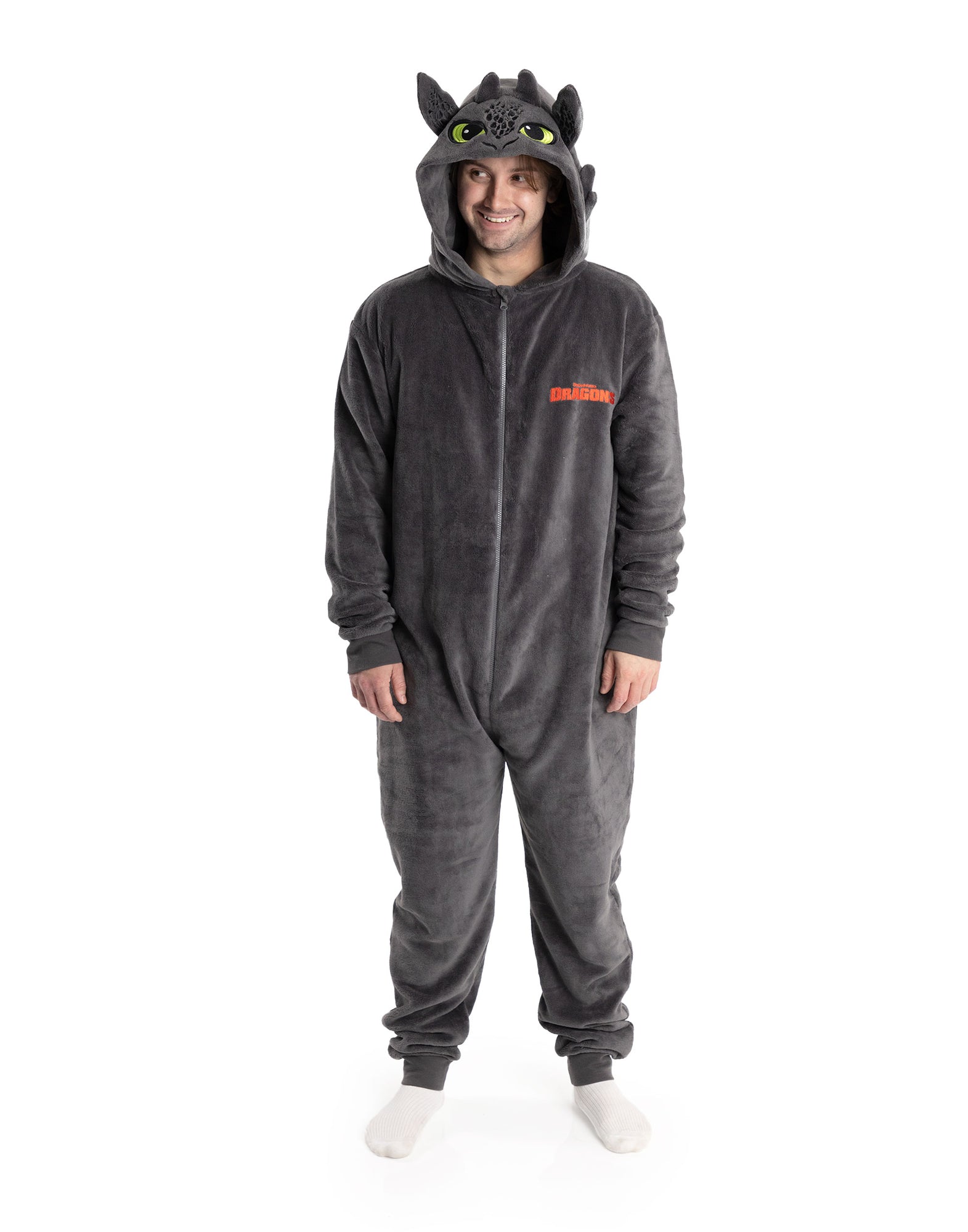 How to Train Your Dragon Toothless Unisex Charcoal Onesie — Vanilla ...