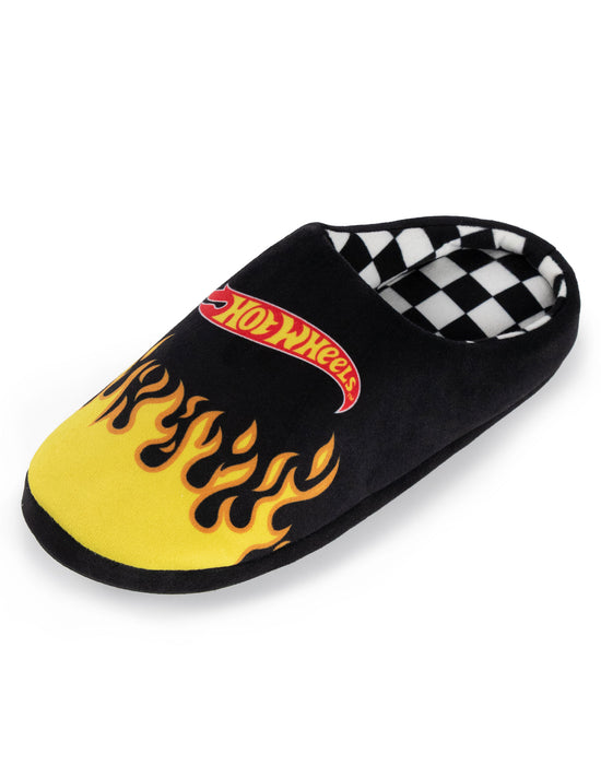 Hot Wheels Mens Black Mule Slippers — Vanilla Underground
