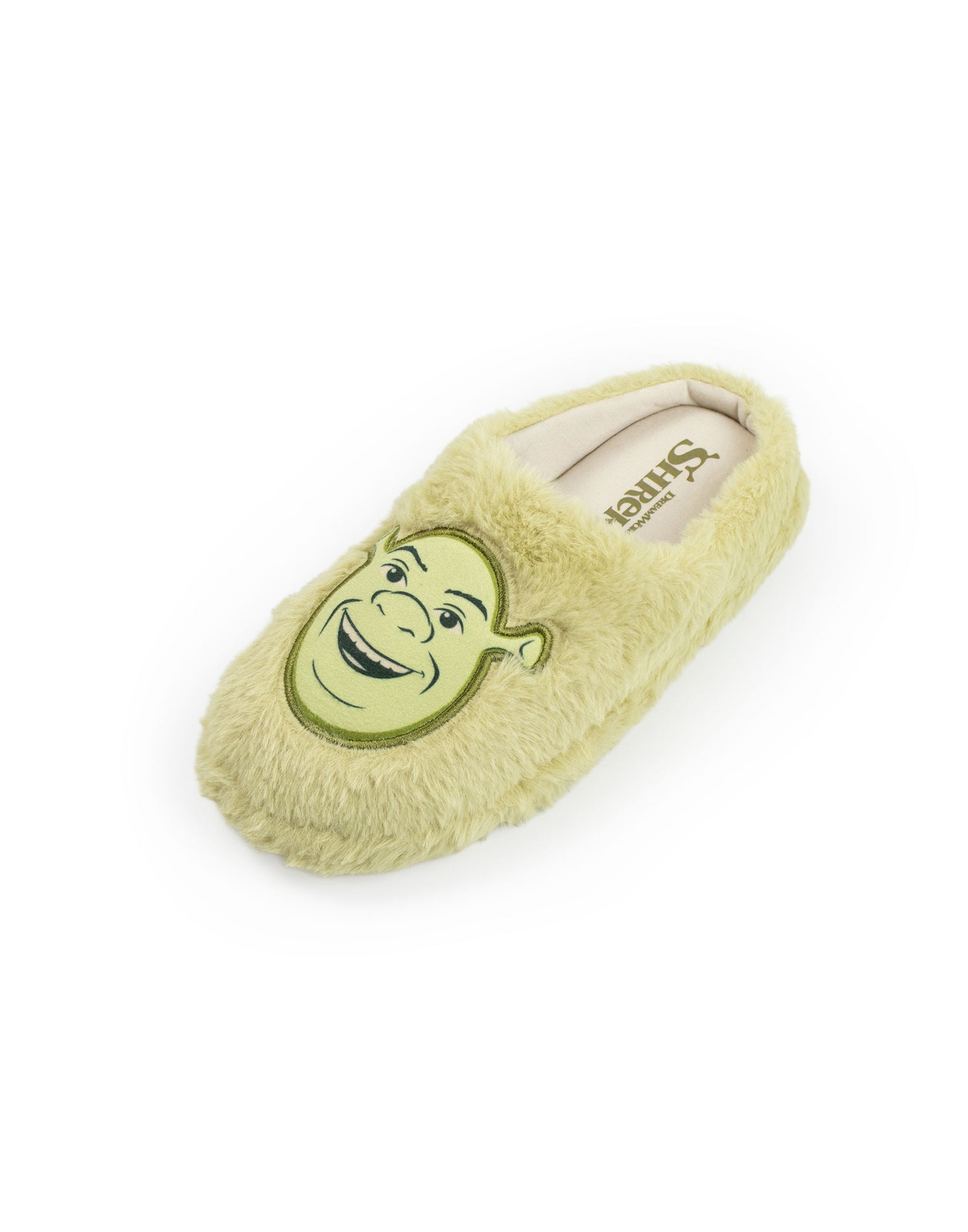Shrek Character Face Unisex Green Mule Slippers — Vanilla Underground