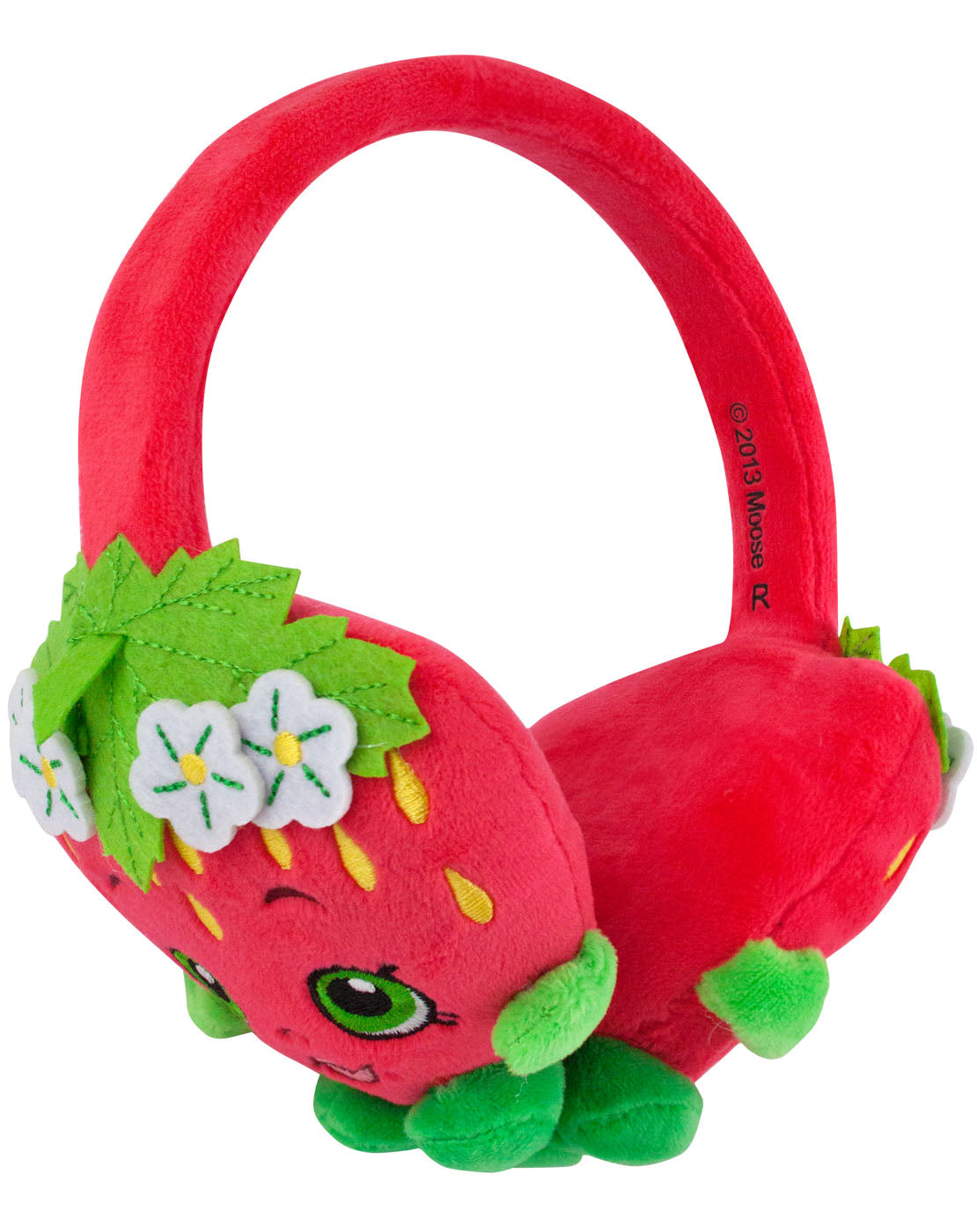 Shopkins Girls Red Foldable Headphones — Vanilla Underground