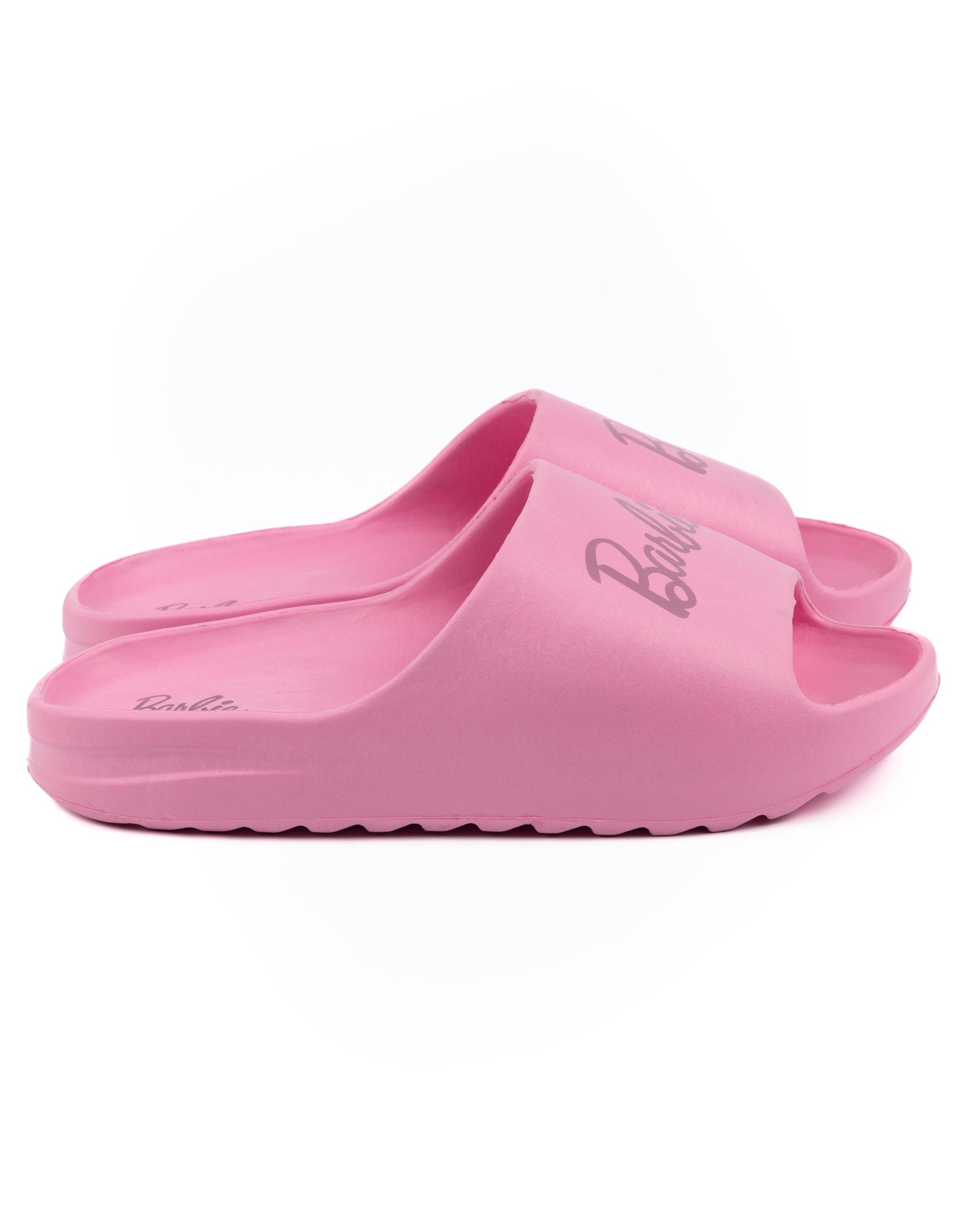 Barbie Womens Pink Summer Sliders Shoes — Vanilla Underground